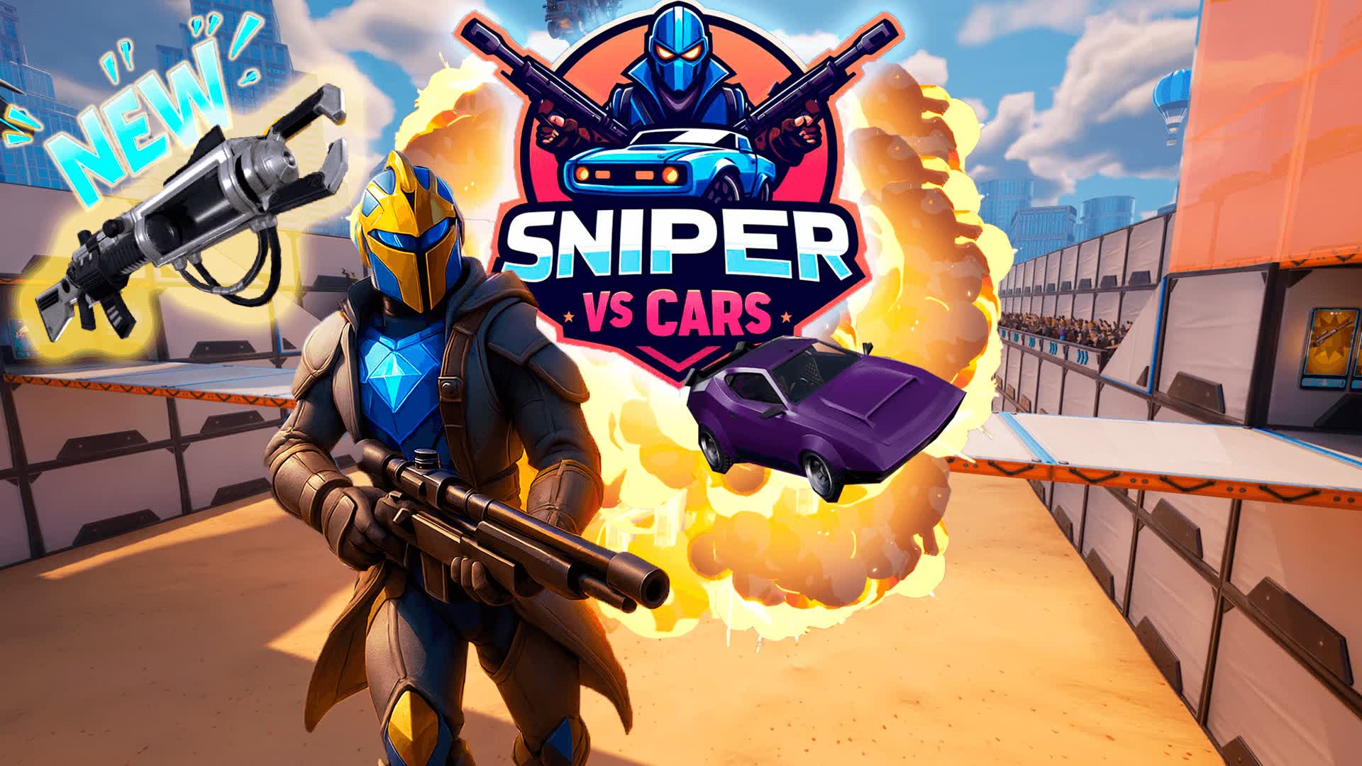 Cars vs Snipers 6175-0891-0595 by pedro2005 - Fortnite Creative Map ...