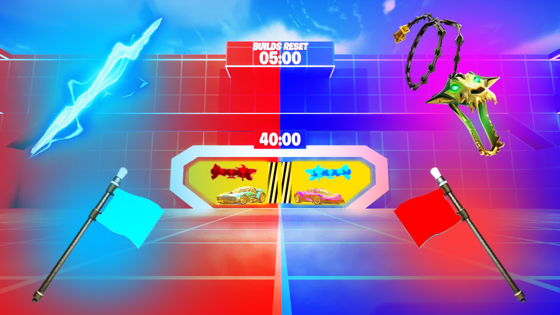 🔴RED VS BLUE🔵CAPTURE THE FLAG 7862-2686-8942 by mapjus - Fortnite Creative Map Code - Fortnite.GG