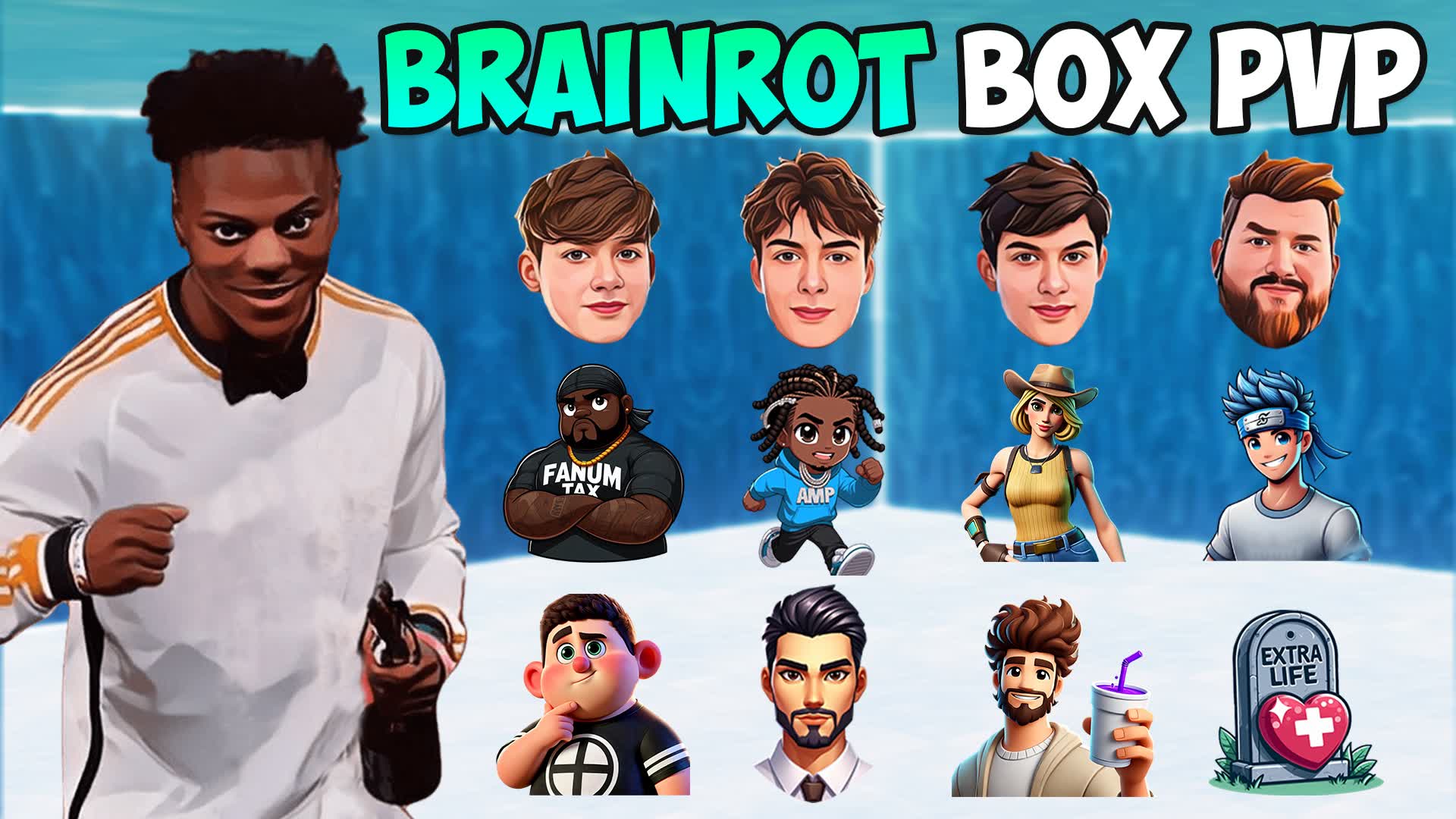 🧠 BRAINROT BOX PVP 📦 7352-1796-9039 by back404 - Fortnite Creative Map Code - Fortnite.GG