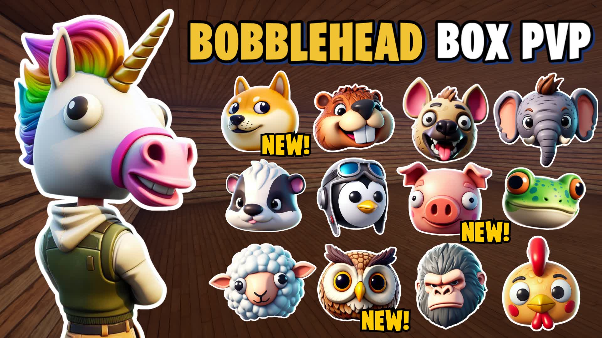 🐸BOBBLEHEAD BOX PVP📦 7695-1314-7937 by bennyboys - Fortnite