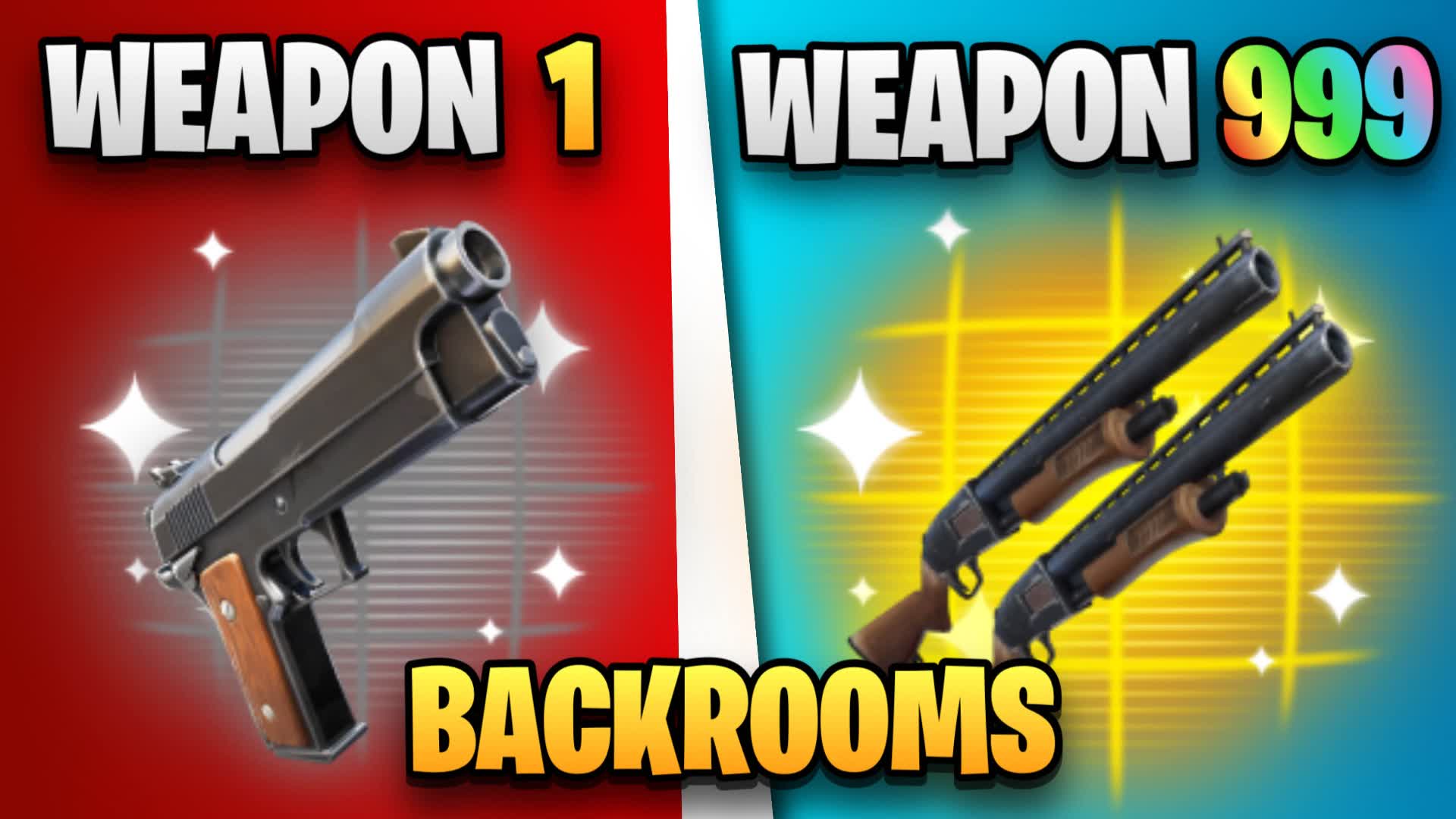 Backrooms Gun Game 🎯 One Shot 4268-6758-9020 by ppgamesstudio - Fortnite Creative Map Code ...