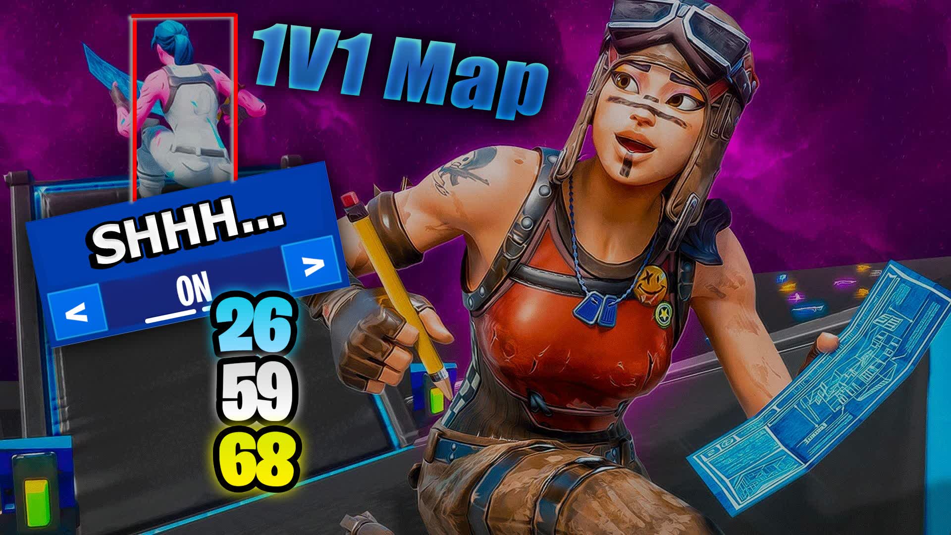 1v1 xp 6474-4265-7469 by noahisaac - Fortnite Creative Map Code ...