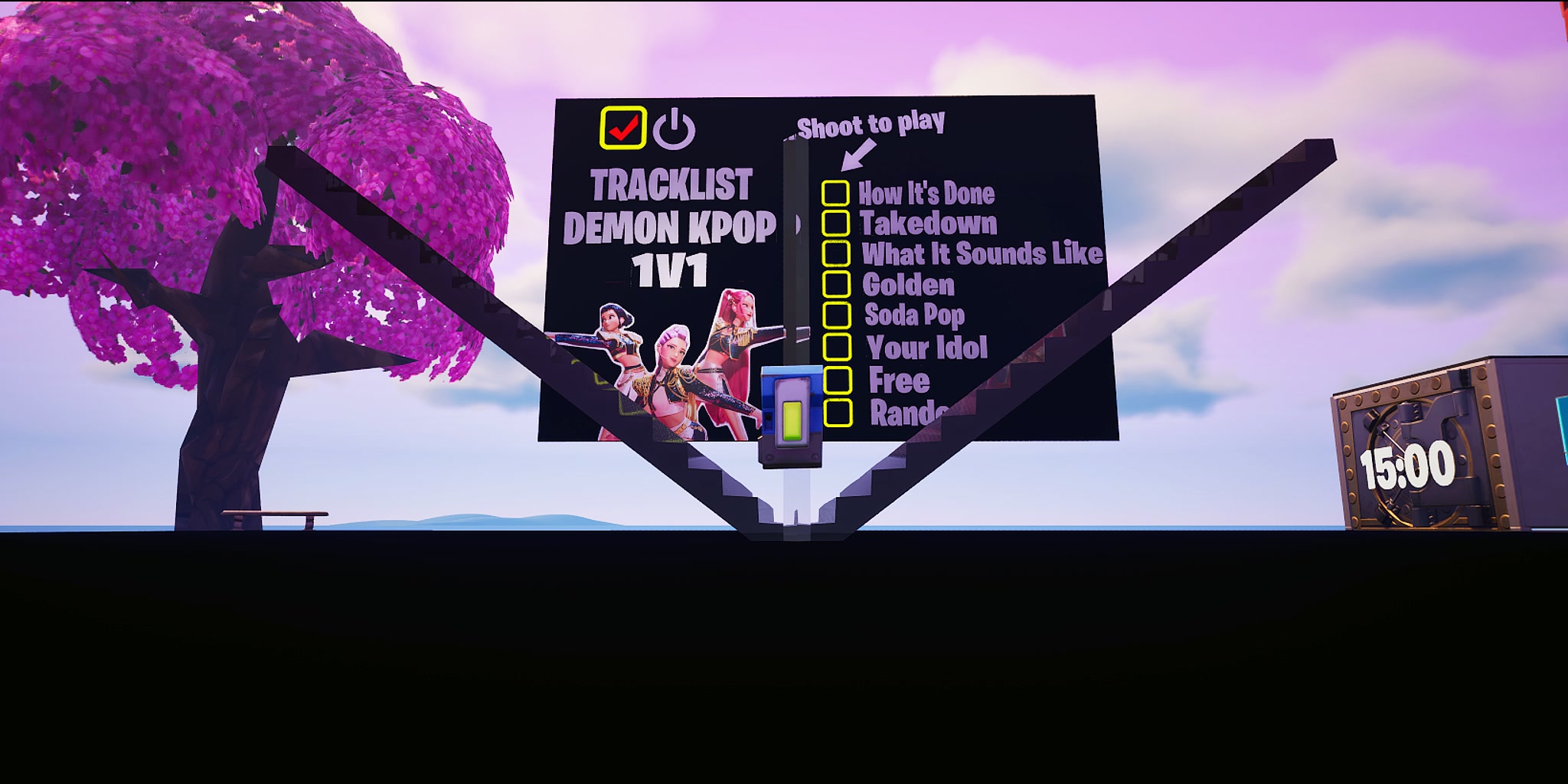 DEMON KPOP 1V1 5509-4838-5722 by chamski - Fortnite Creative Map Code - Fortnite.GG