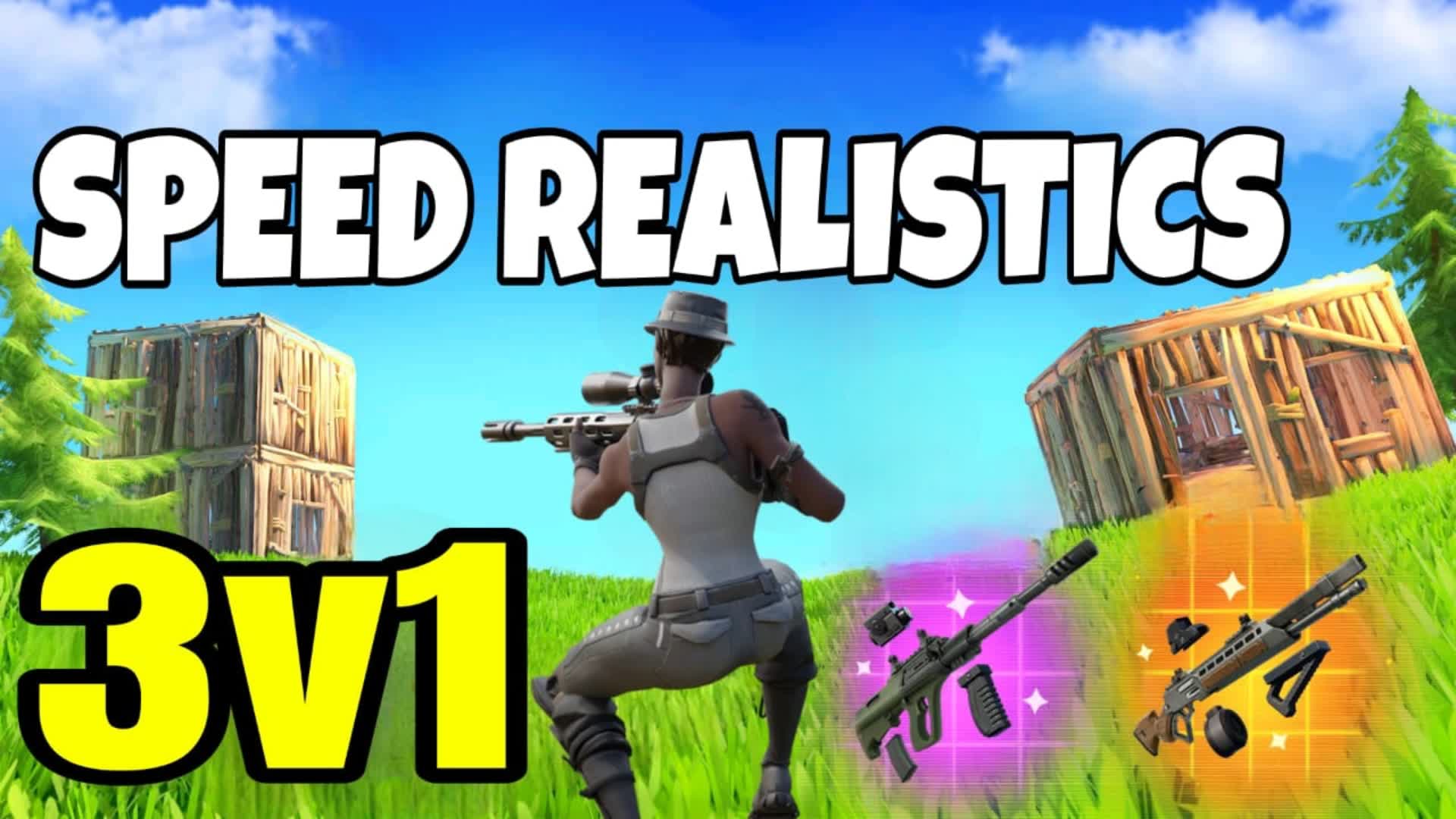 SPEED REALISTICS 3V1 [1V3] 4123-2200-2380 by kwai - Fortnite Creative ...