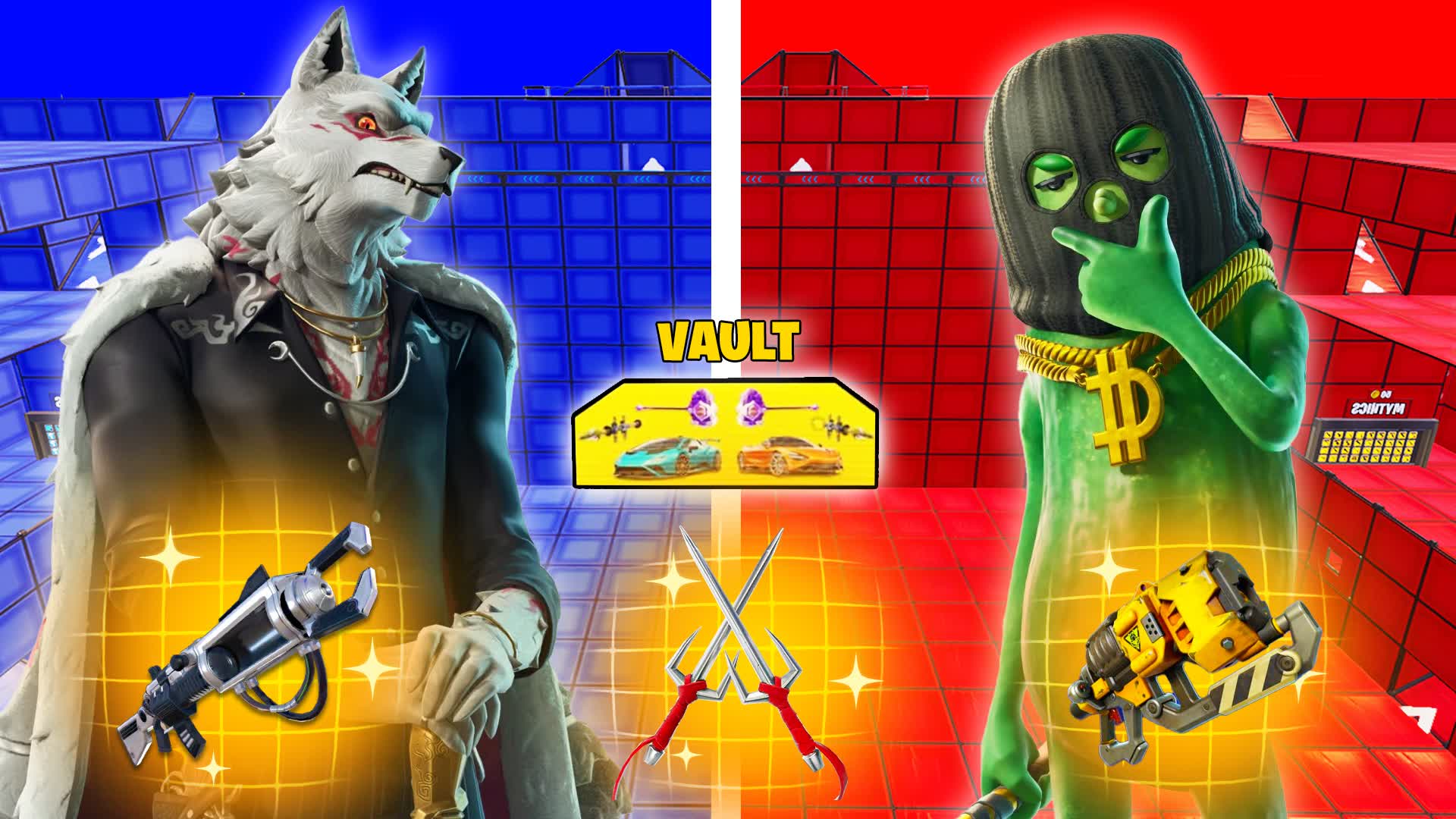 TMNT ULTRA RED VS BLUE 🔴 🔵 (8521-5565-0155) by mindmaps - Fortnite Creative Map - FCHQ.io