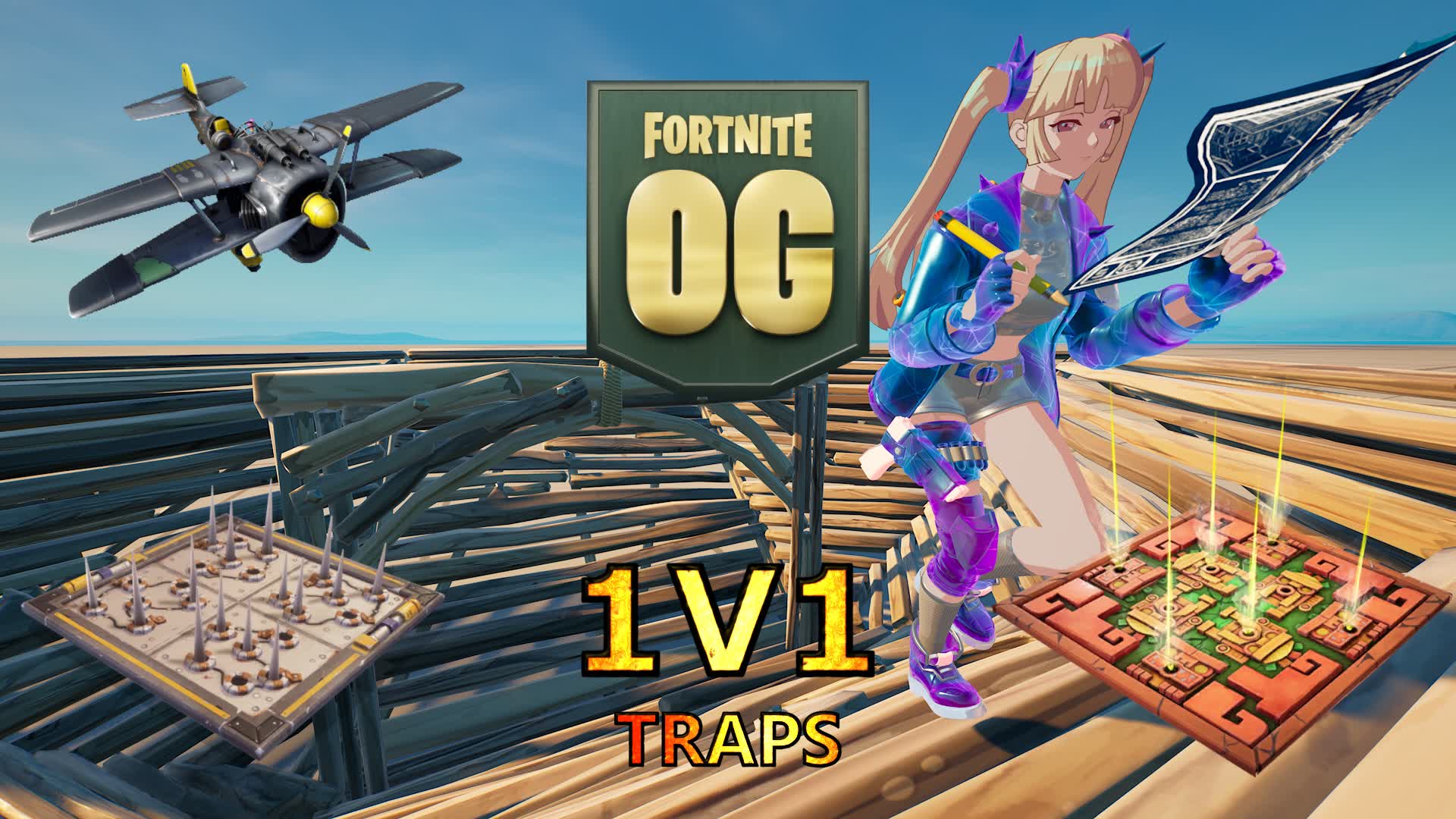 OG 1V1 - TRAPS!!!! 9991-0760-8071 by thomas21tm - Fortnite Creative Map ...