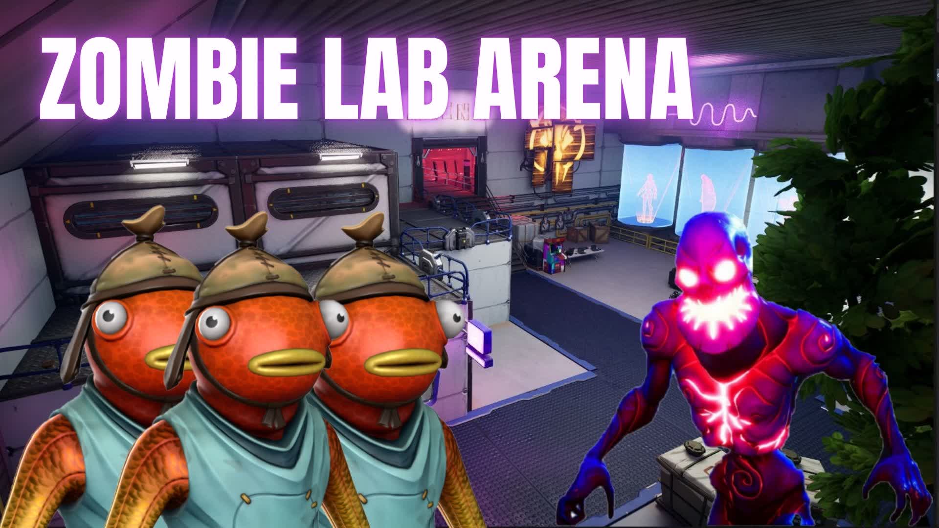 ZOMBIE LAB ARENA 6832-2121-1153 by greentree - Fortnite Creative Map ...