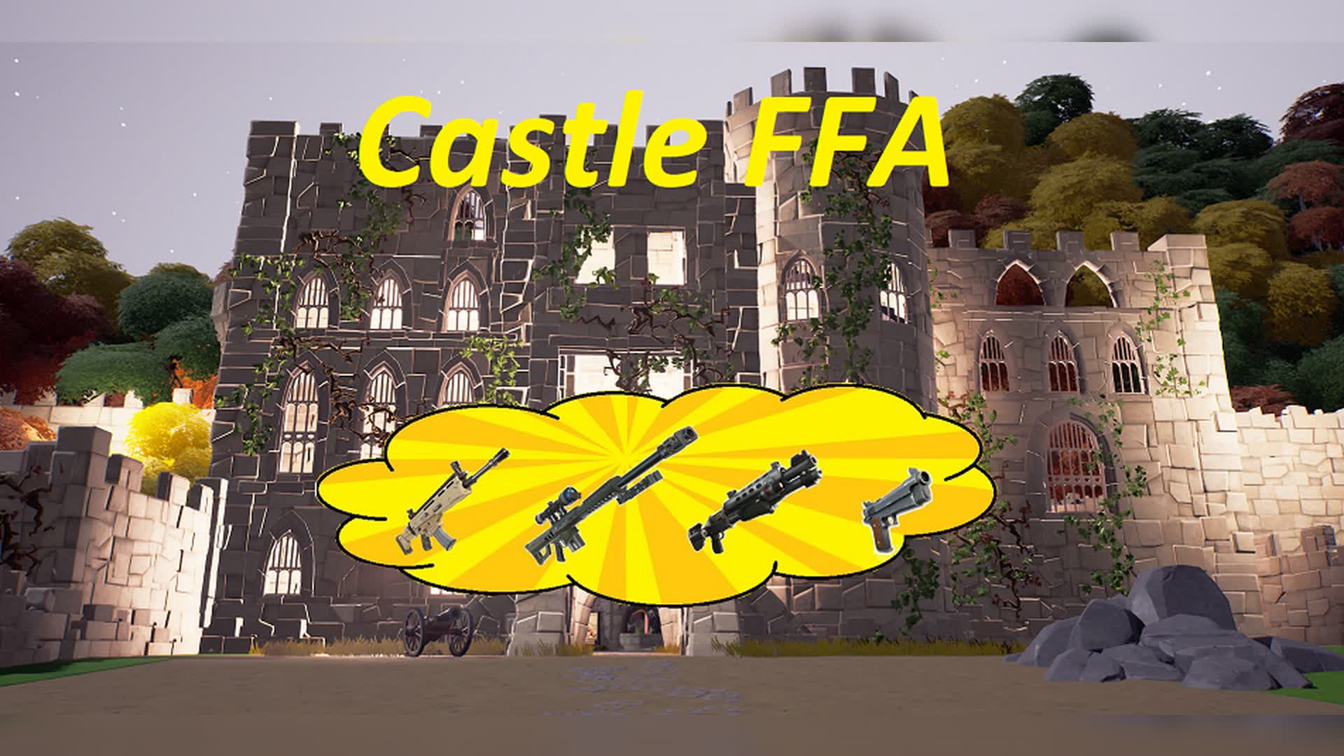 🏰 FFA Castle 🏰 0683-7634-5898 by bizzy24 - Fortnite Creative Map Code - Fortnite.GG
