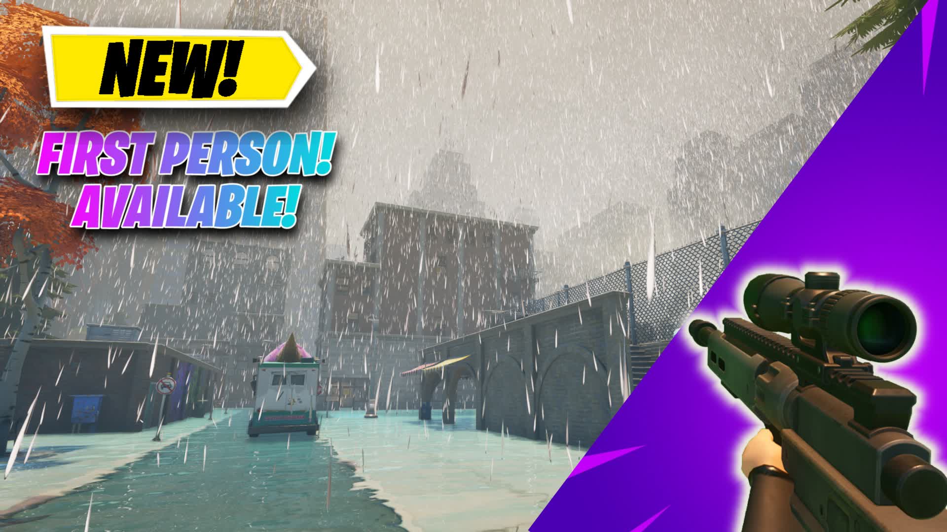 Tilted Rain FFA 2535-3252-9891 by driftinglights - Fortnite Creative Map Code - Fortnite.GG