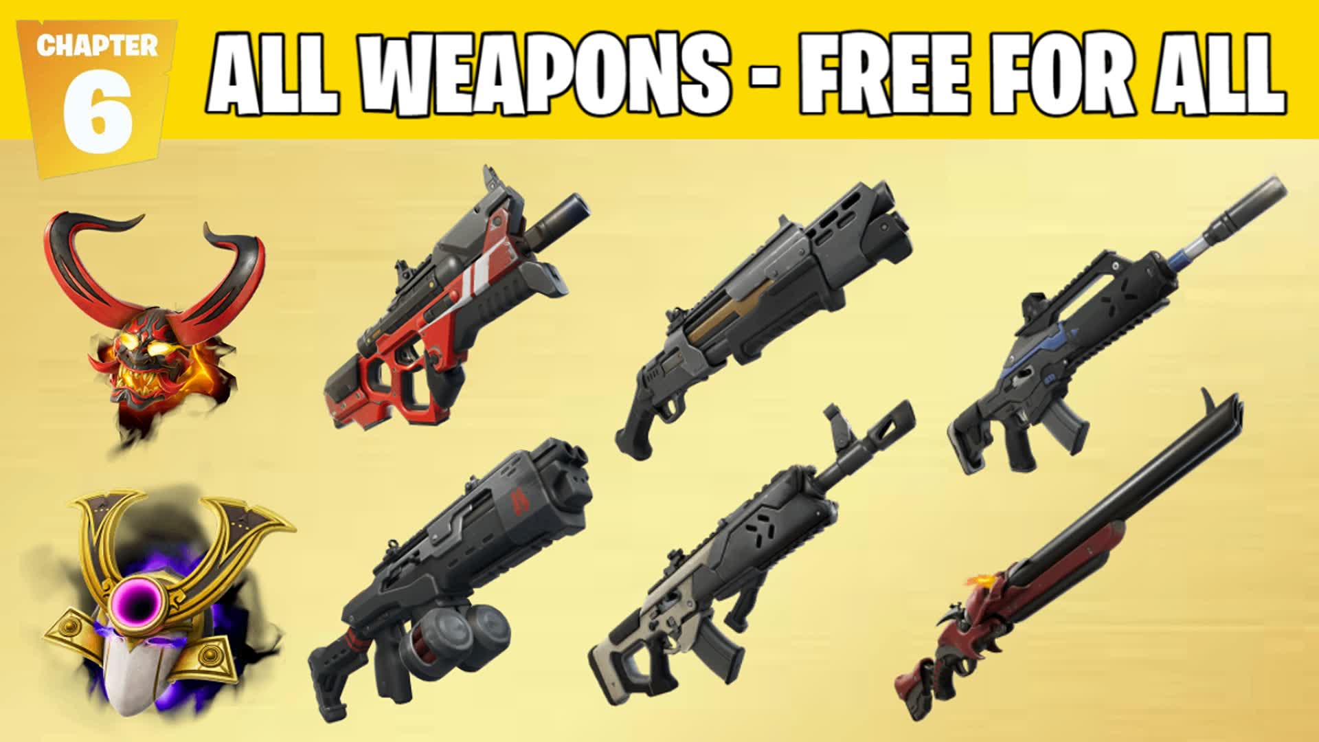 ALL WEAPONS - FREE FOR ALL🎯HERO DRIVE🚗 6185-3477-8748 by zerppaz ...