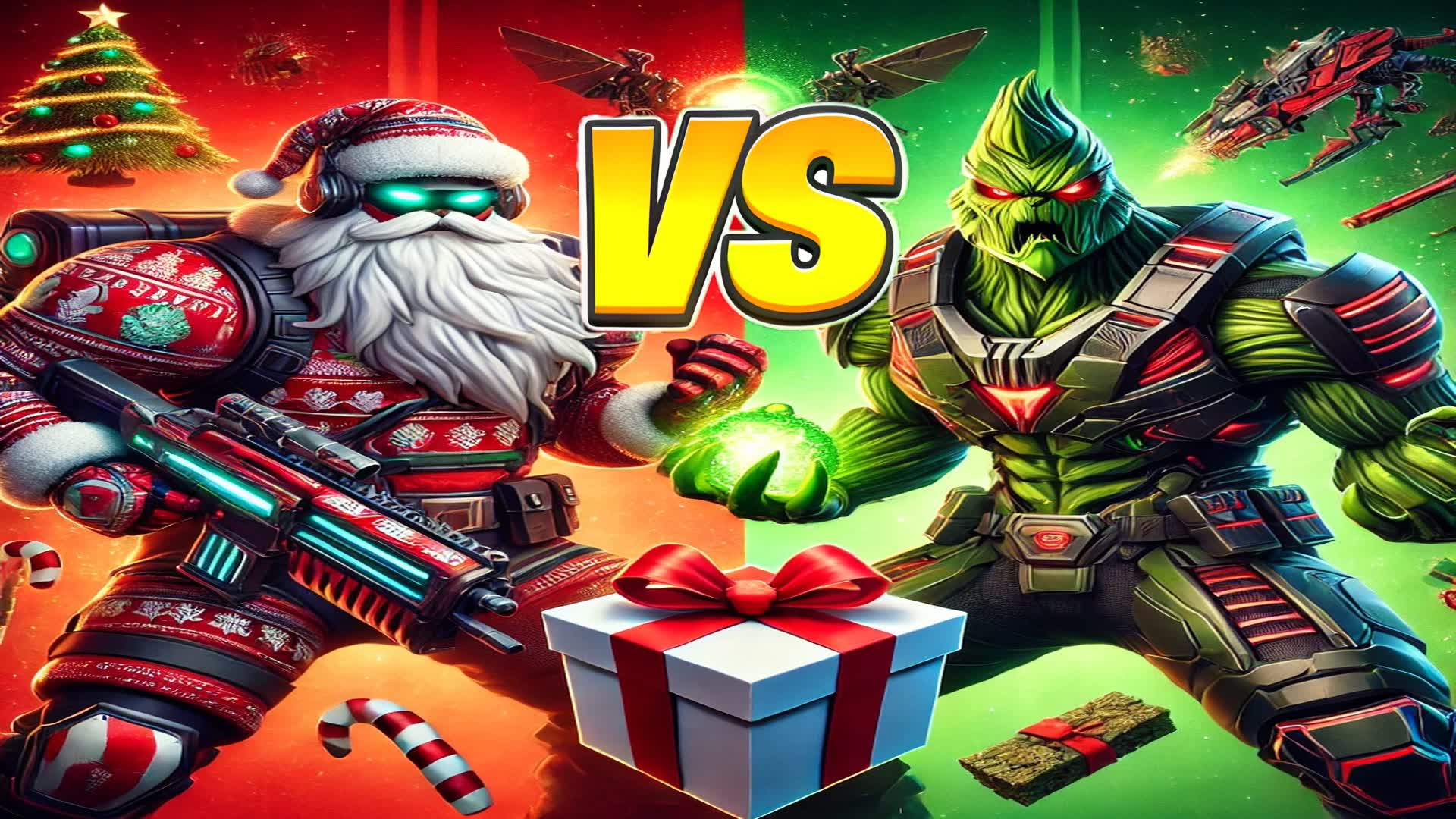 Santa VS Grinch 🎄 4212-3776-8184 by drkfps - Fortnite