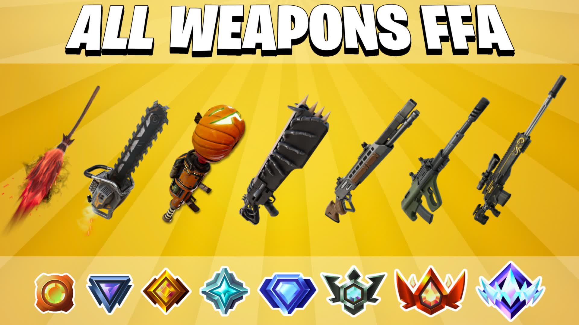 ULTIMATE ALL WEAPONS 💥 8158-3432-7876 by sralik - Fortnite Creative Map ...