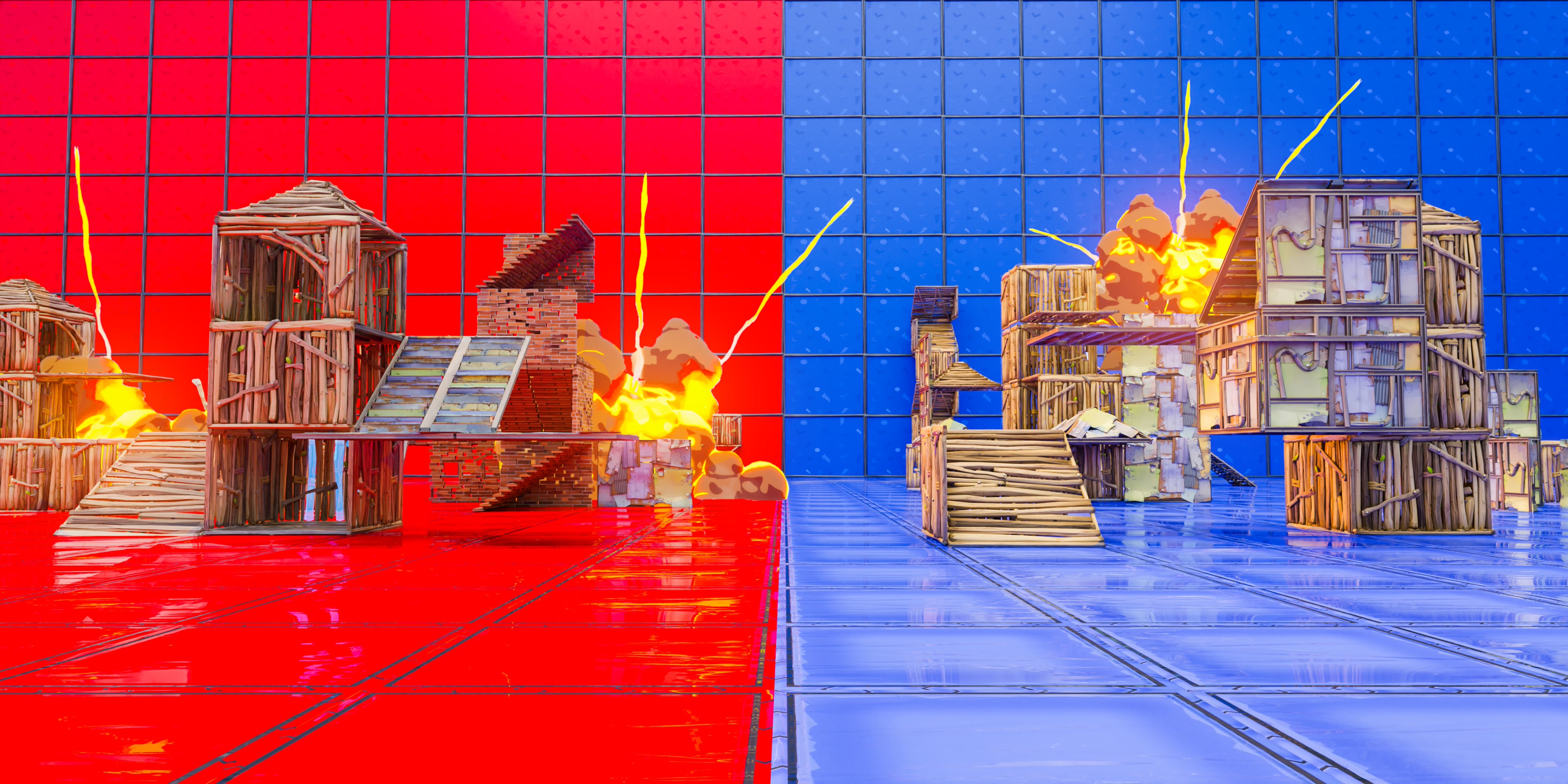 MEGA TILTED TOWER RED VS BLUE 🔴🔵 4908-5644-1140 by eugeovrc - Fortnite ...