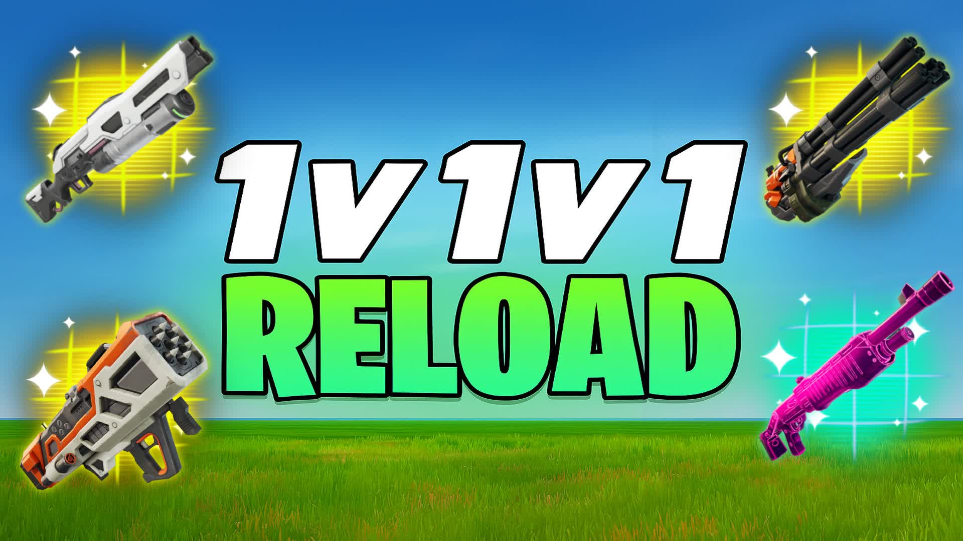 ALL WEAPONS 1v1v1 Reload 1v1 FFA 1033-8593-9284 by hubuux - Fortnite Creative Map Code - Fortnite.GG