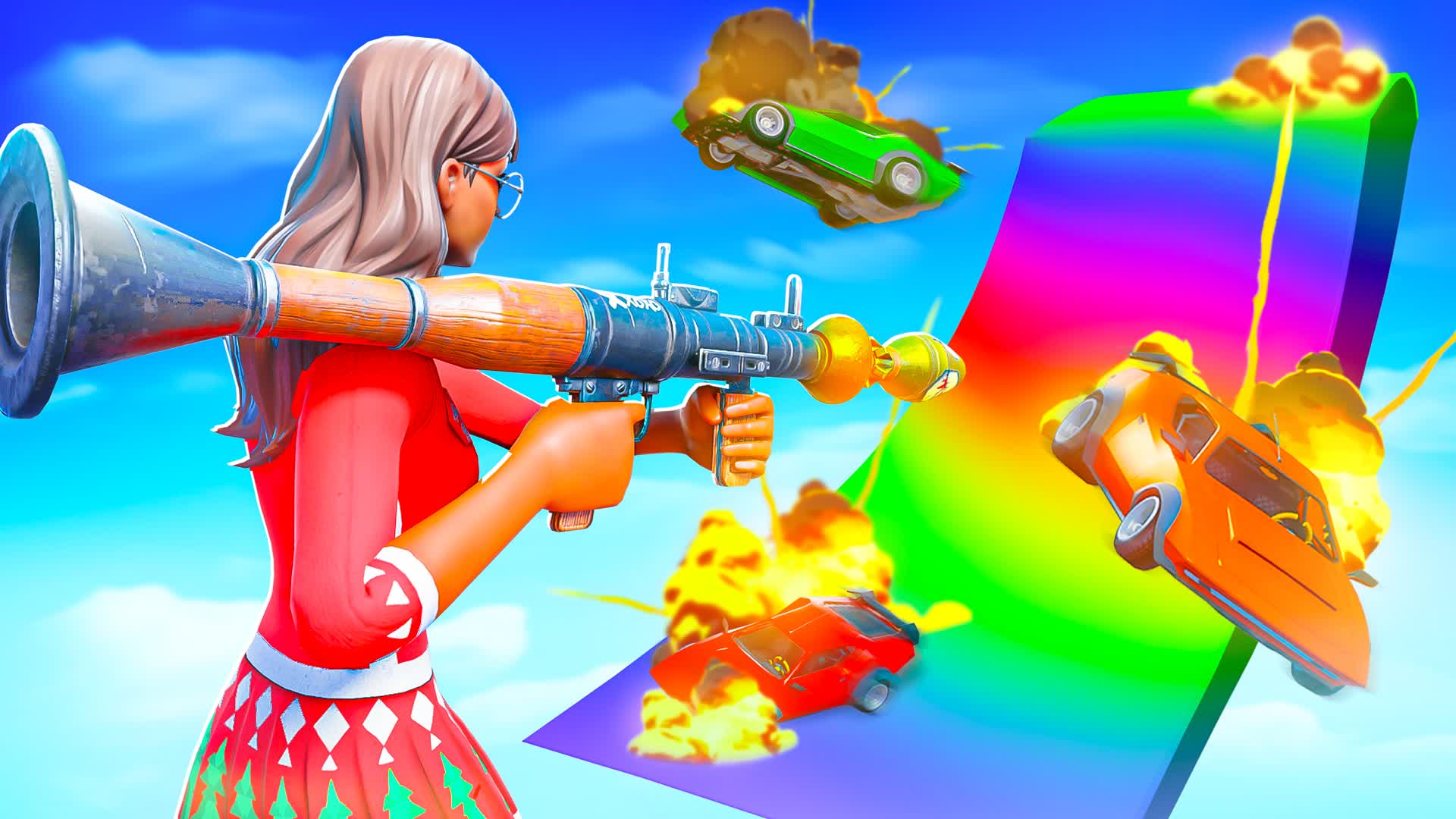 ROCKETS VS CARS | ICE 5110-4576-6105 by apfel - Fortnite Creative Map ...