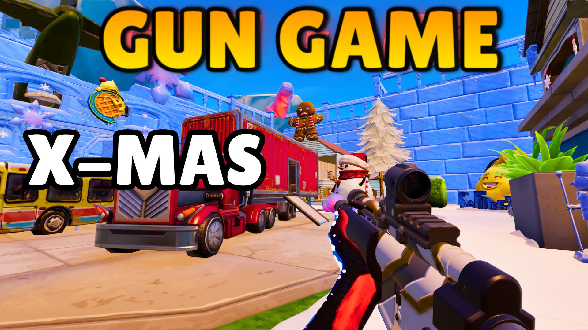FIRST PERSON BALLISTIC GUN GAME X-MAS 5460-2503-9092 by erseal - Fortnite Creative Map Code ...