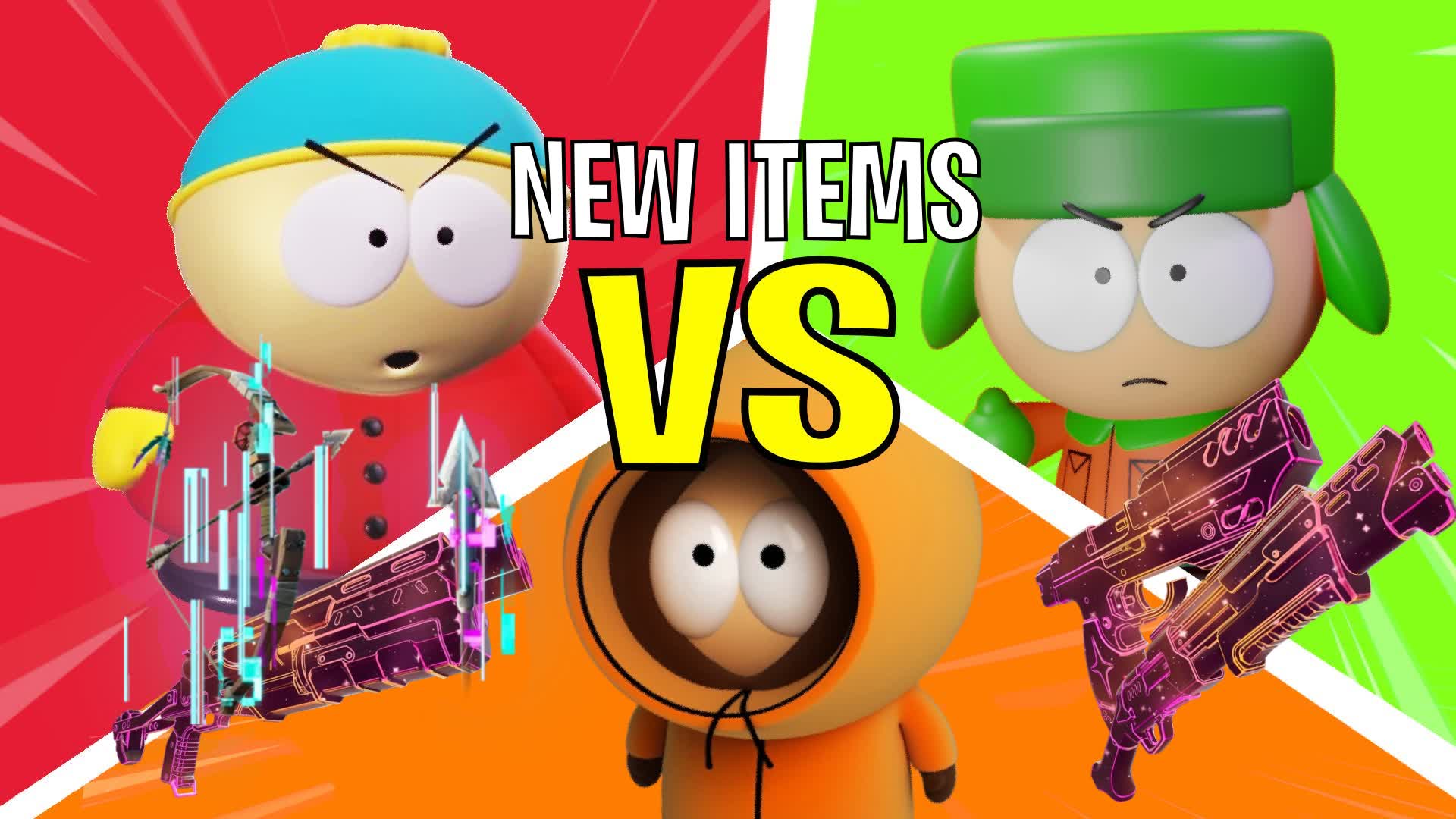 ️SUPER CARTMAN VS KENNY VS KYLE 🔥🥇 1789-2911-0723 by twisteraims - Fortnite Creative Map Code ...