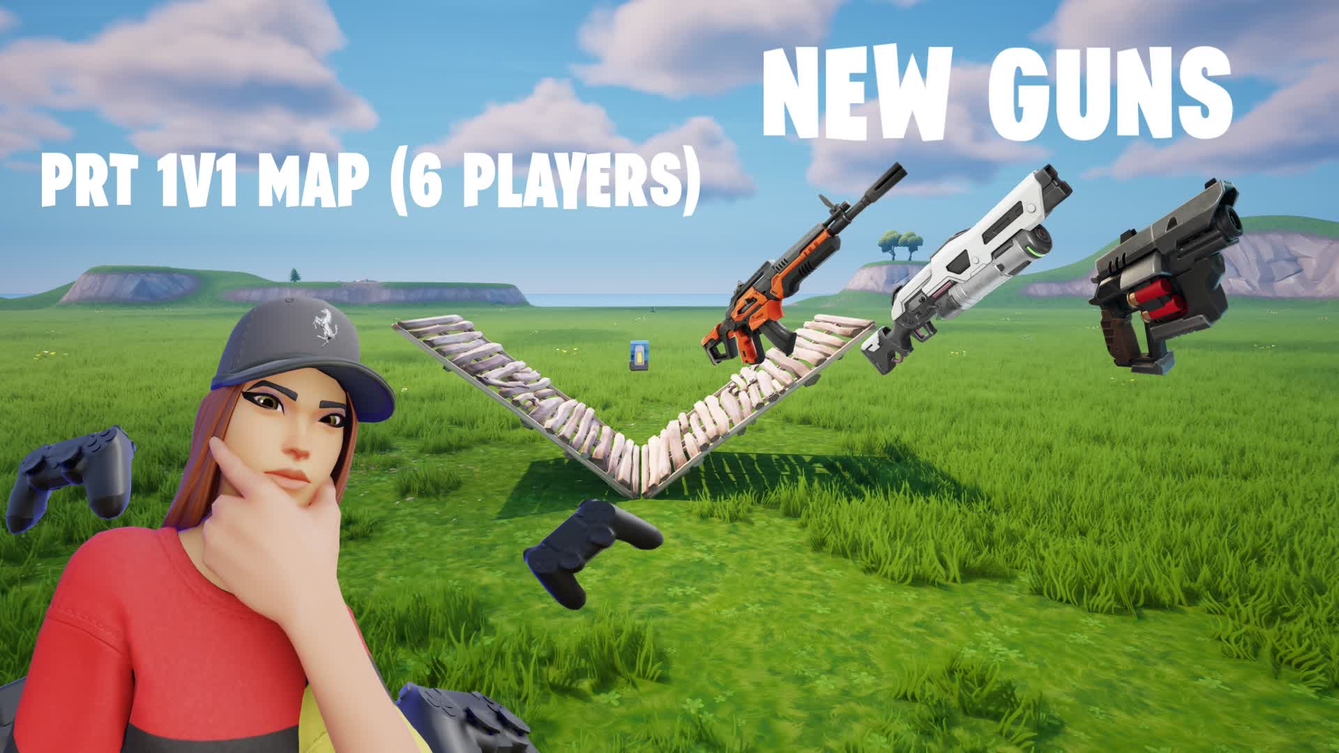 PRT 1v1 MAP (6 PLAYERS ) 1400-5782-4520 by pirate922 - Fortnite