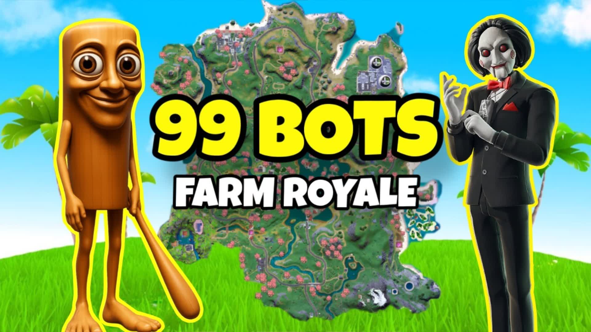99 BOTS RANKED ALL GUNS BASE WARS (CARS) 8809-5077-2063 by eufnstudio - Fortnite