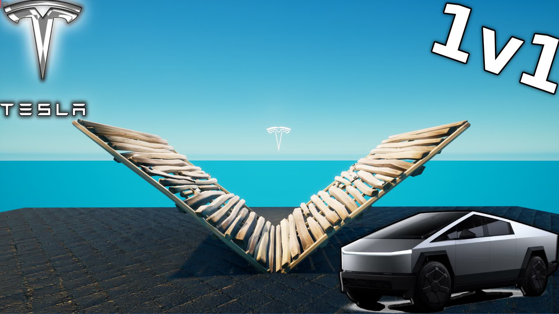 1V1 IN A TESLA 8287-0266-9447 by peaknite - Fortnite