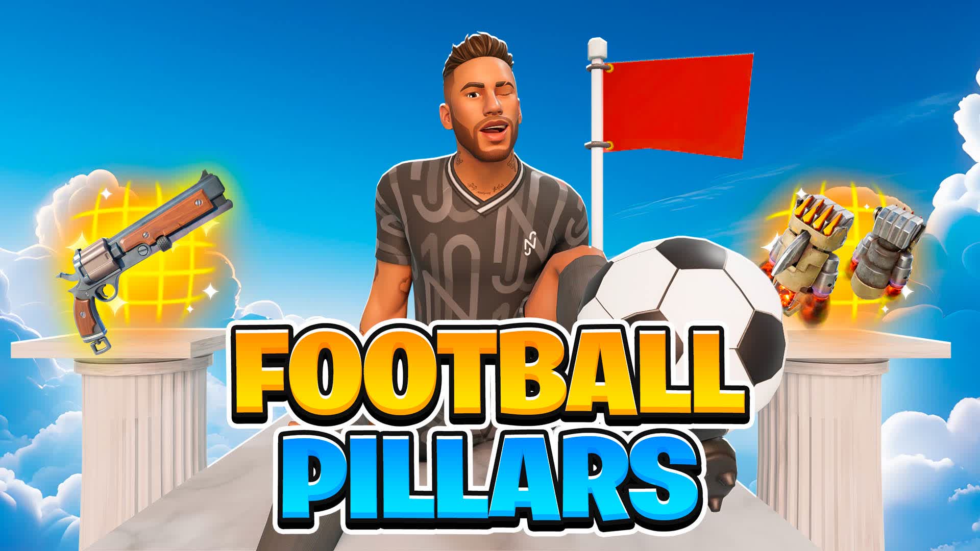 LUCKY FOOTBALL PILLARS 🍀 9551-5595-5684 من ابتكار mushh - Fortnite