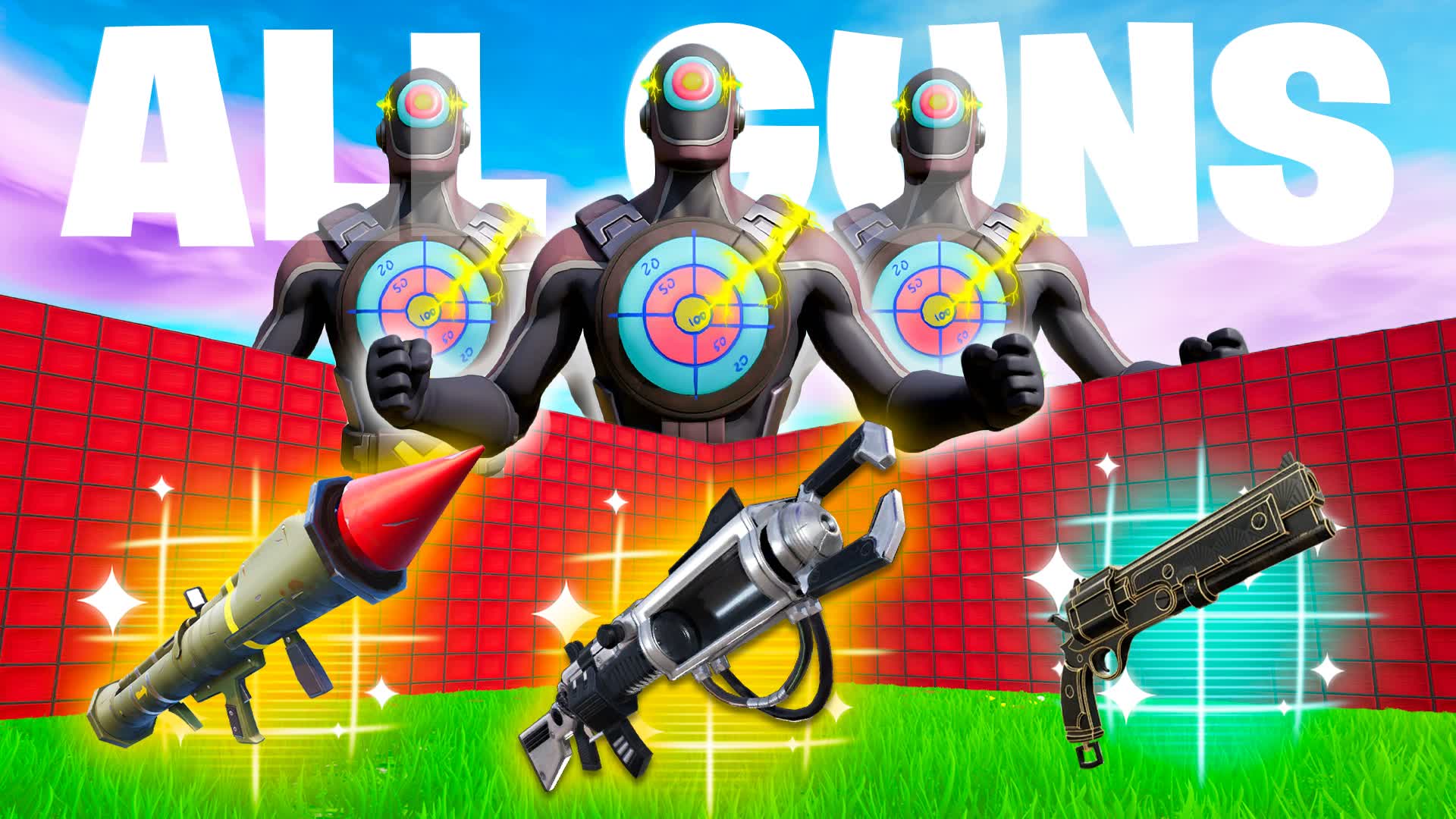 All Weapons 99 Bots 7198-5224-6958 by ollyzb - Fortnite Creative Map ...