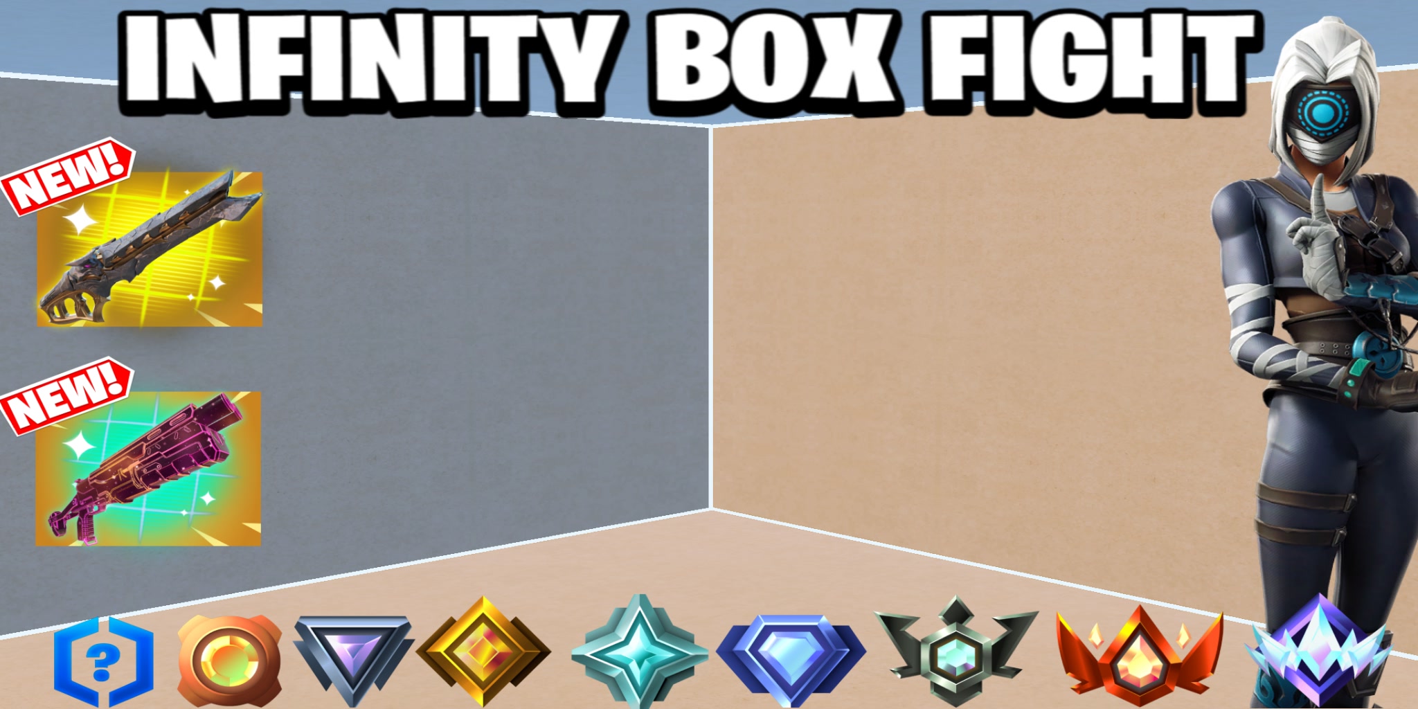 INFINITY BOX FIGHT ♾️ ( Realistic ) 8883-6759-8914 by nw2 - Fortnite ...