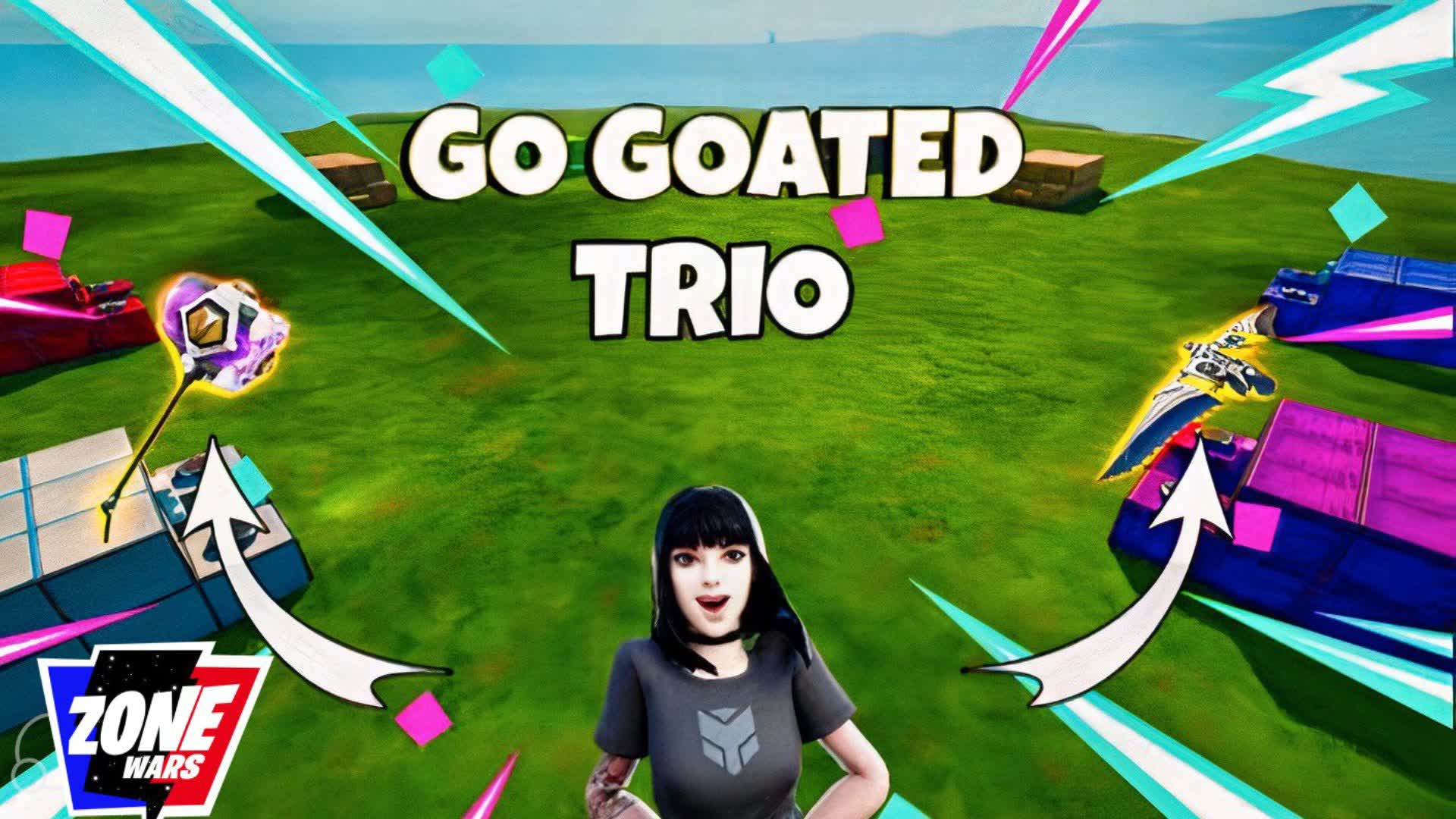 GO GOATED 🐐 › TRIO PICK TEAMS 8967-6503-4722 by gx2 - Fortnite Creative ...