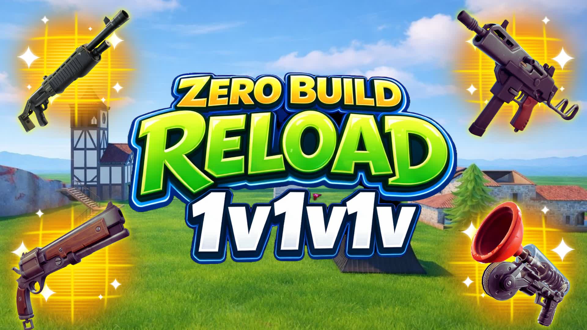 1v1v1 Reload zero build zero build FFA 1424-8809-3412 by rydn - Fortnite