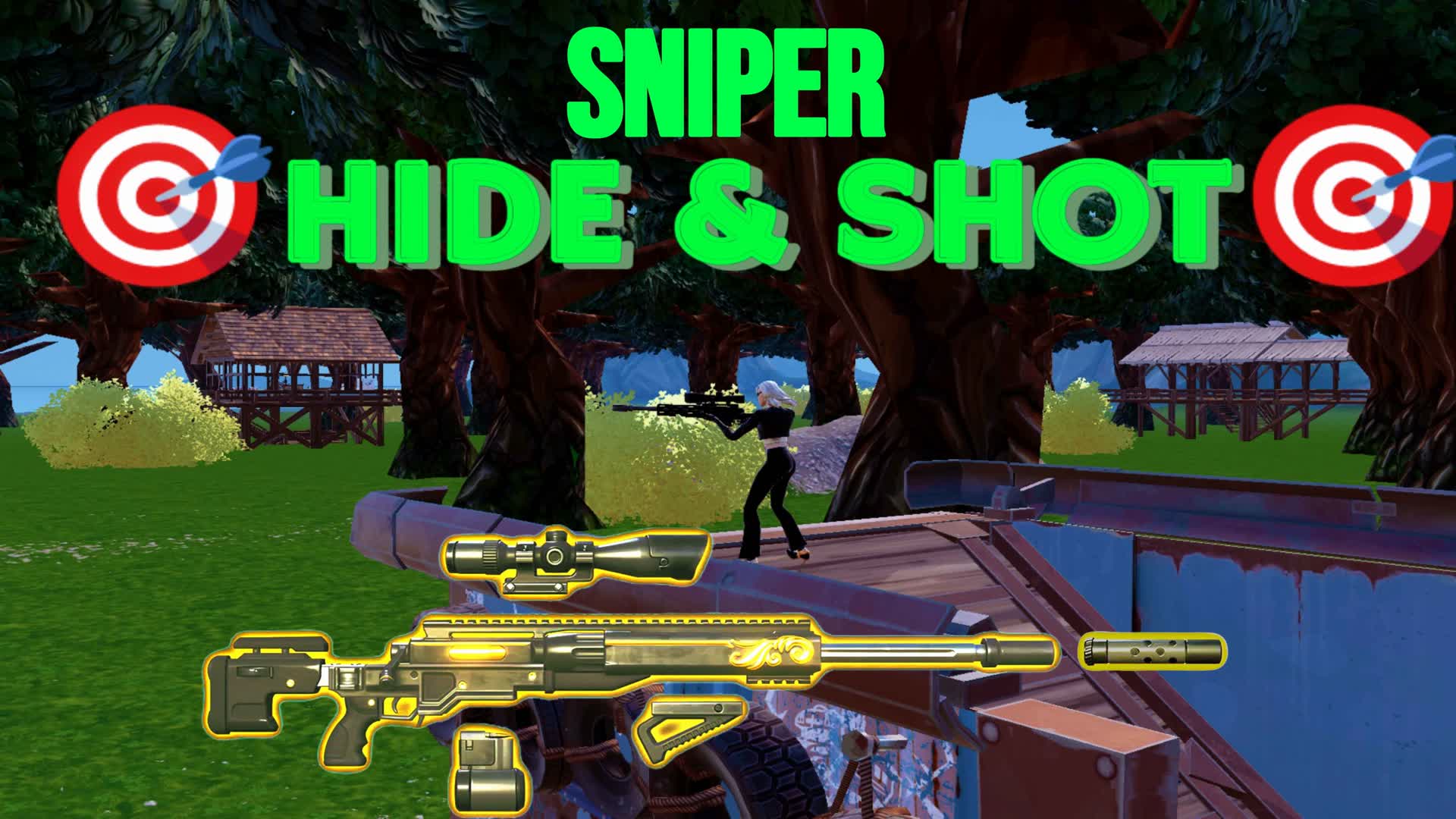 SNIPER🎯HIDE & SHOT🎯 9520-1551-6675 by alb77 - Fortnite Creative Map ...