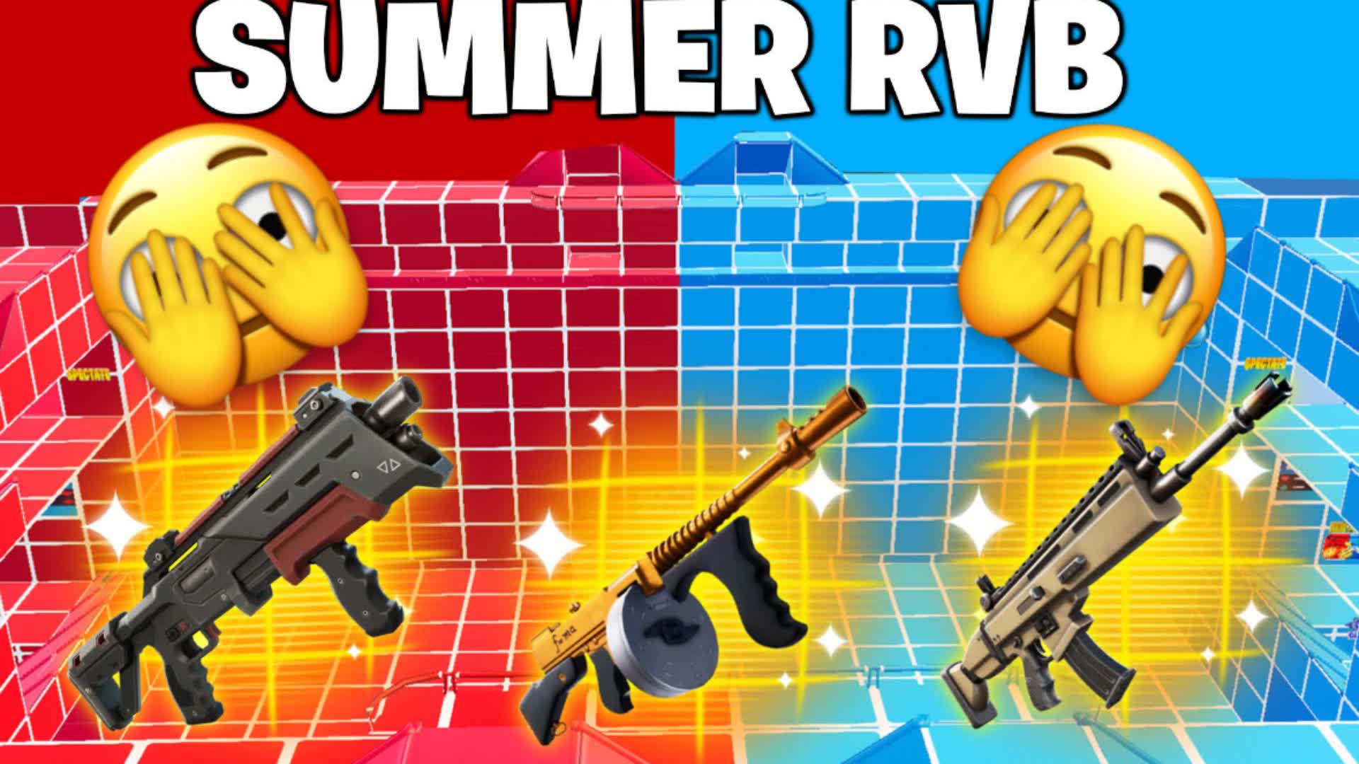 SUMMER RVB - RED VS BLUE 🔴🔵 9267-9123-6323 by leim - Fortnite