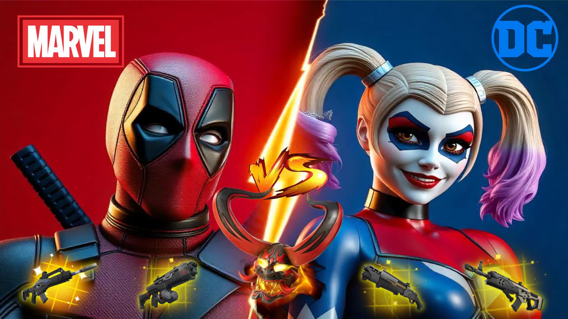 🎄 ️🔴MARVEL VS DC🔵 ️🎄 2306-9673-3303 من ابتكار benjamin.fn - Fortnite