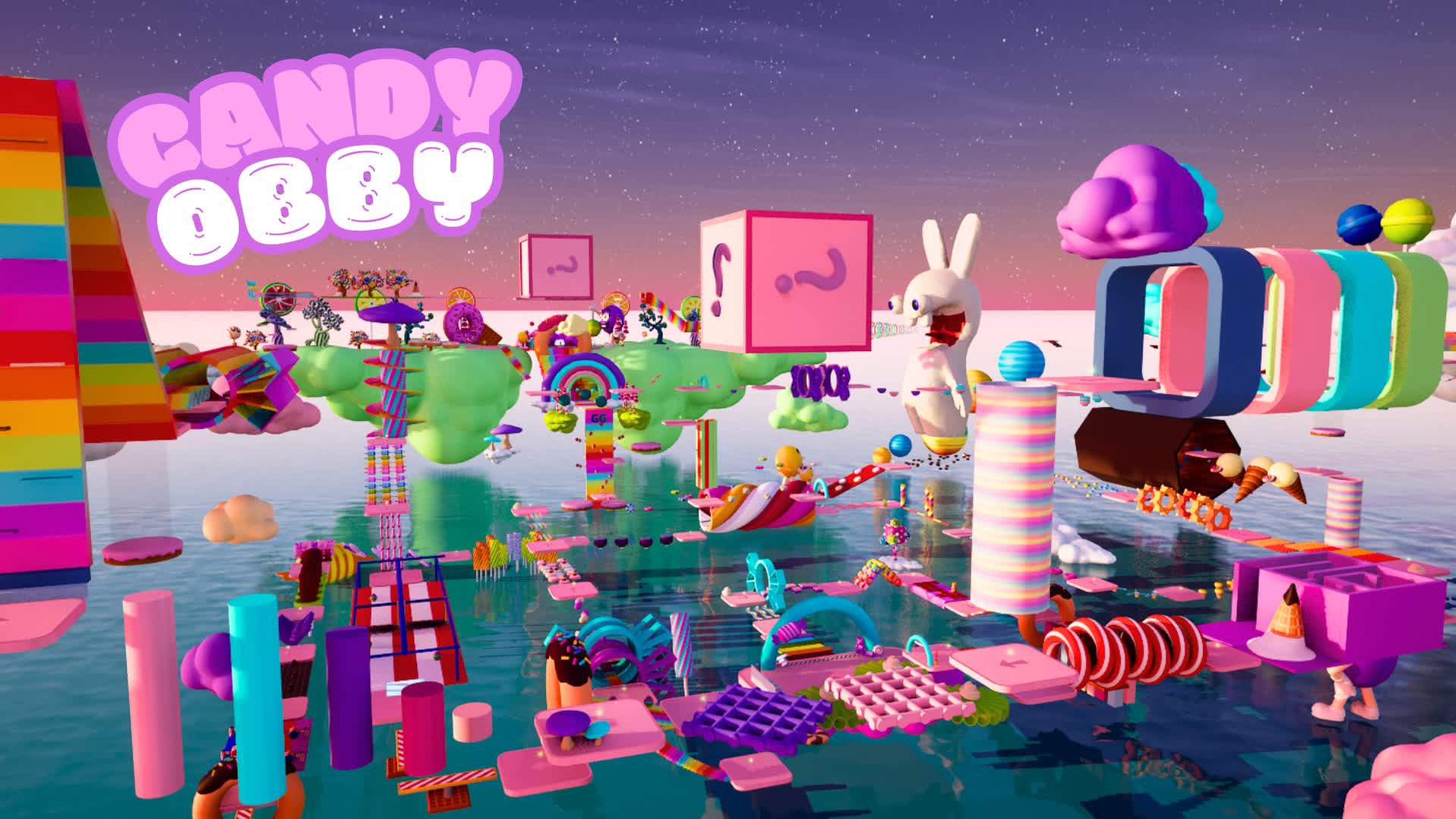 CANDY OBBY 🍬 0881-7722-0936 من ابتكار cobbfather - Fortnite