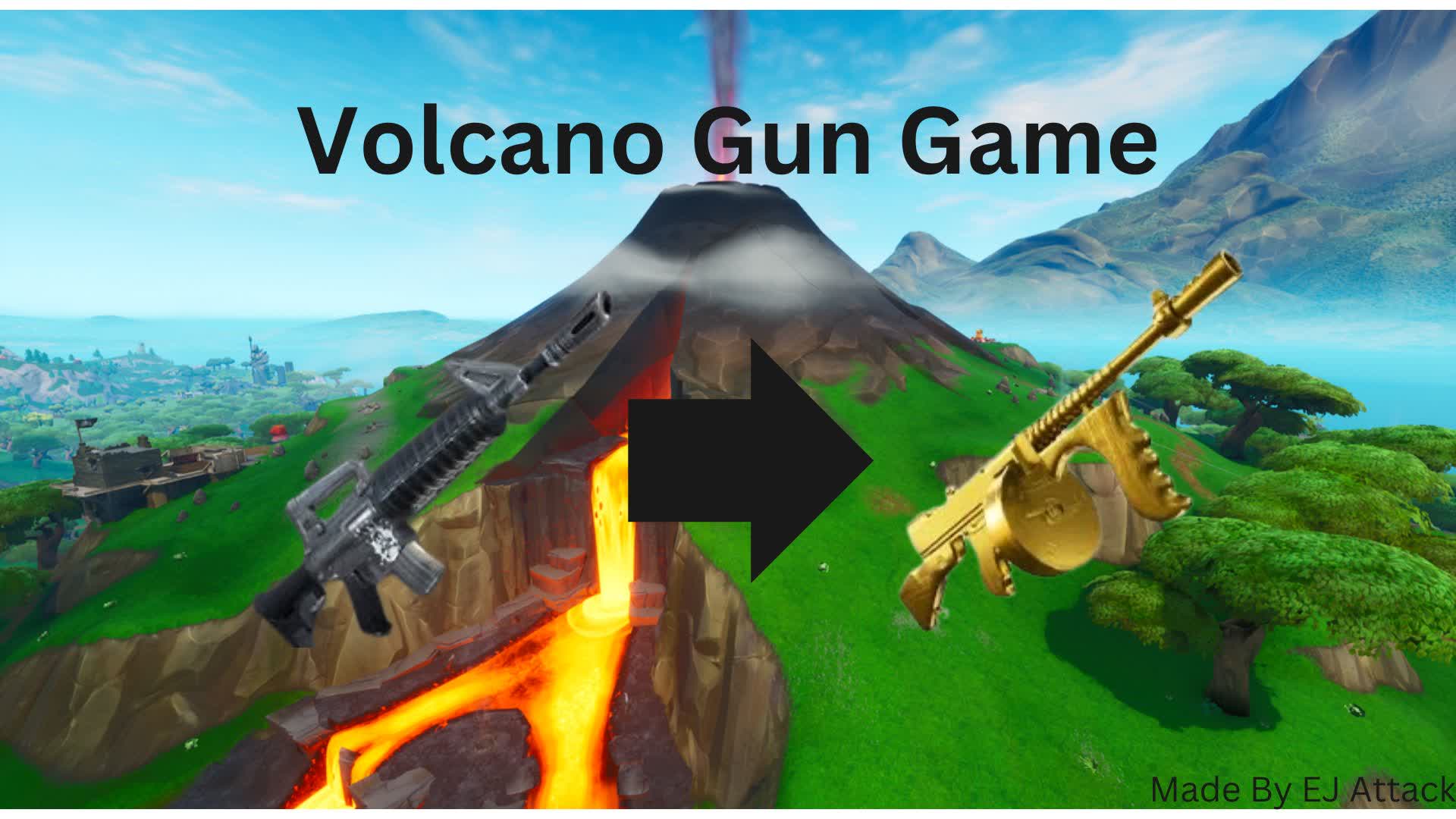 Volcano Gun Game 2632-4577-1409 by ejattack - Fortnite Creative Map ...