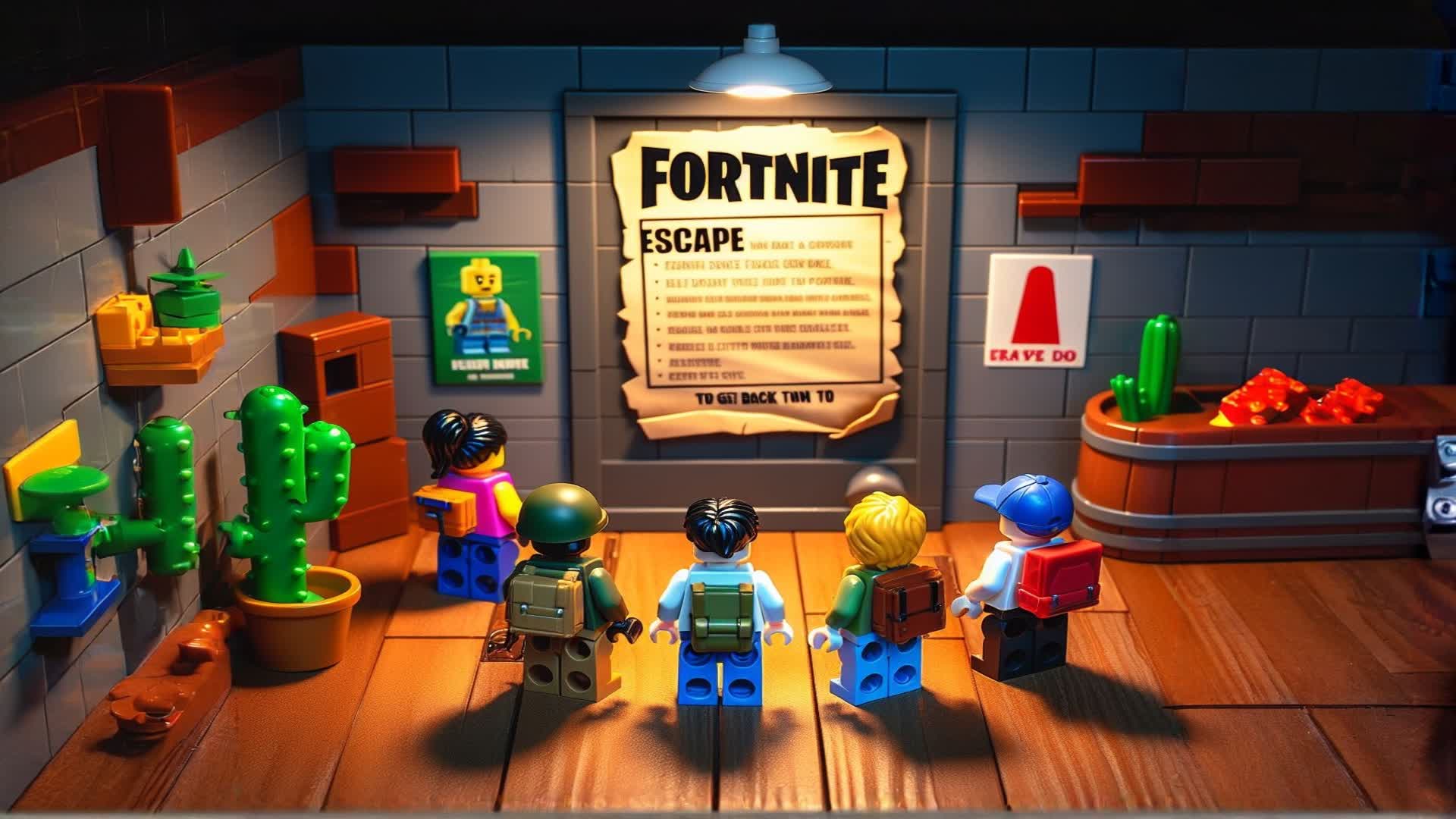 BRICK ESCAPE ROOM 7672-0793-3382 by piduu - Fortnite Creative Map Code - Fortnite.GG