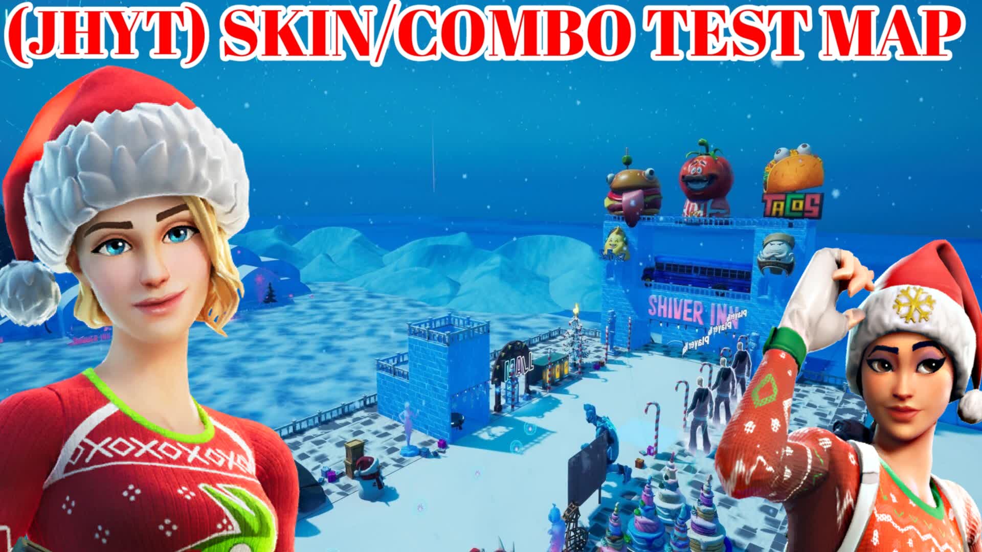 CHRISTMAS SKIN/COMBO TEST MAP! 6552-8509-3529 من ابتكار jamiehillsyt ...