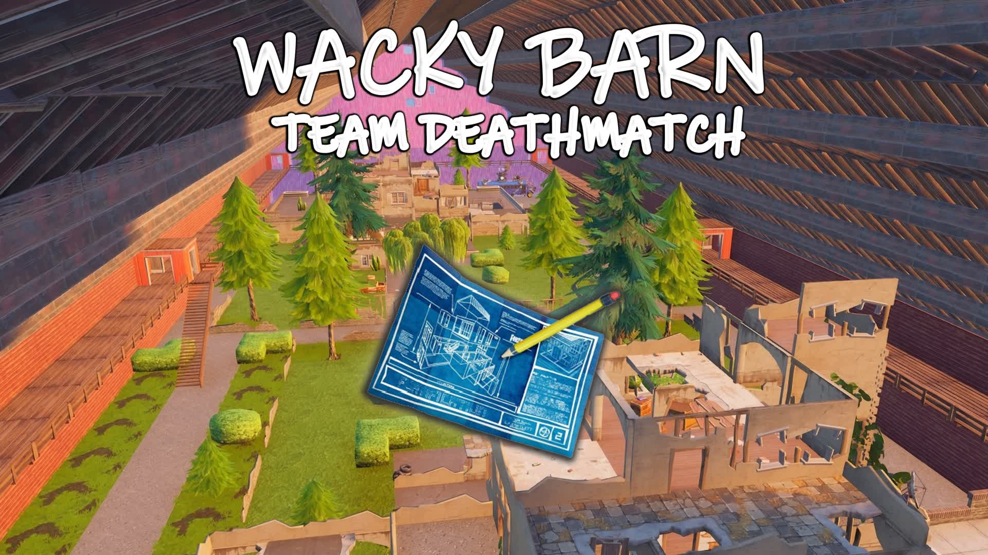 50 V 50 BUILD WACKY BARN TDM 3715-3314-5429 by bakedkipling - Fortnite ...