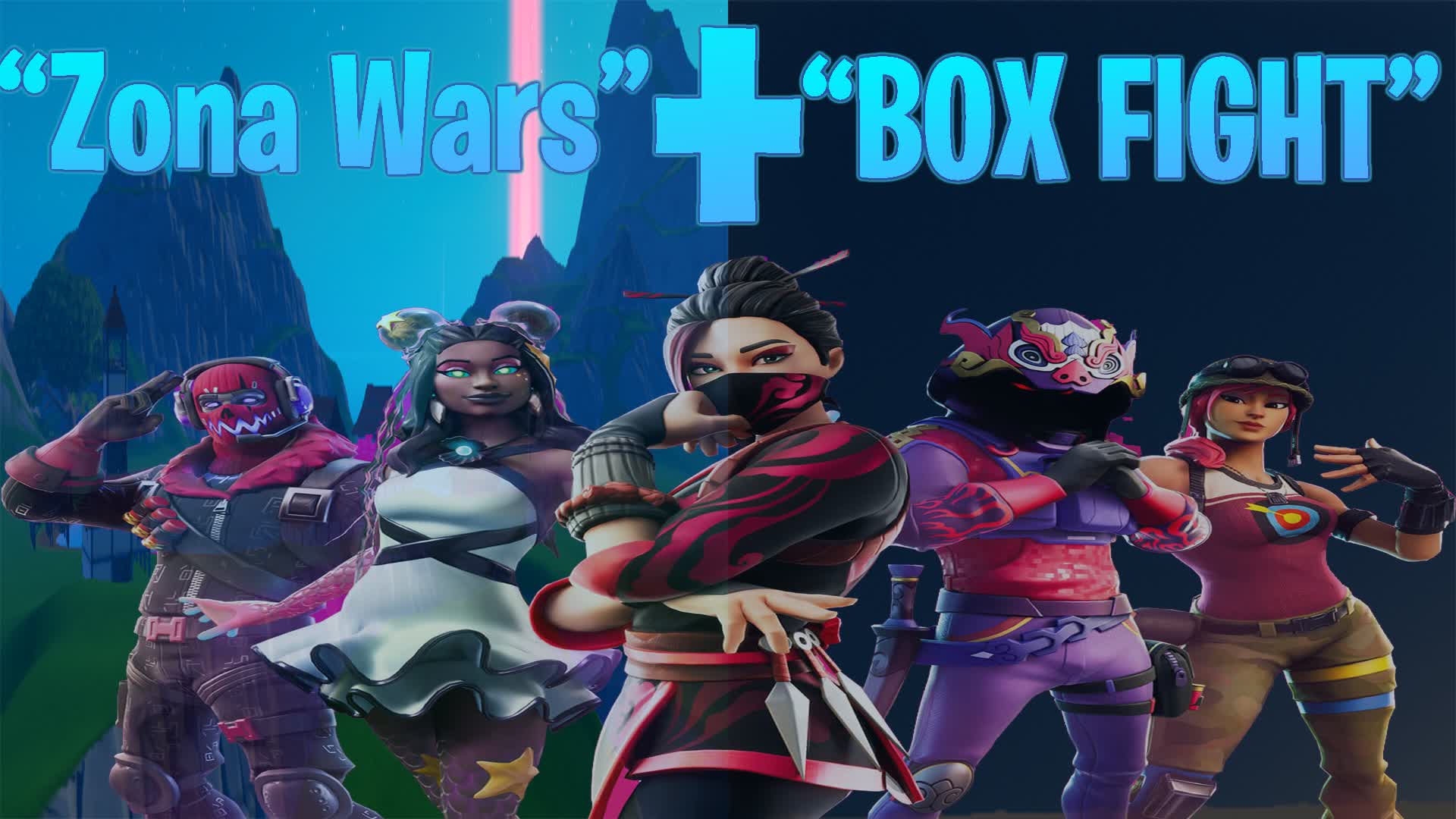 Mapa Zona Wars+Box Fight ISLAS SL XD 1276-0617-0613 by islas - Fortnite.GG