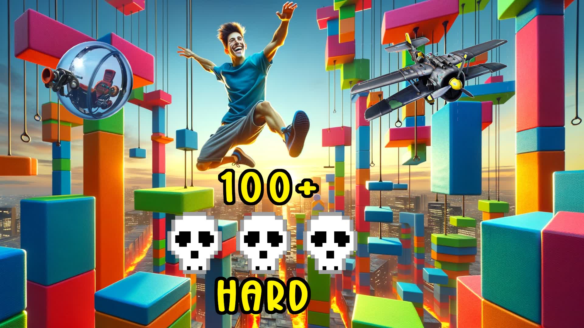 DEFAULT PARCOUR 100+ 7991-5298-3254 من ابتكار dsx - Fortnite