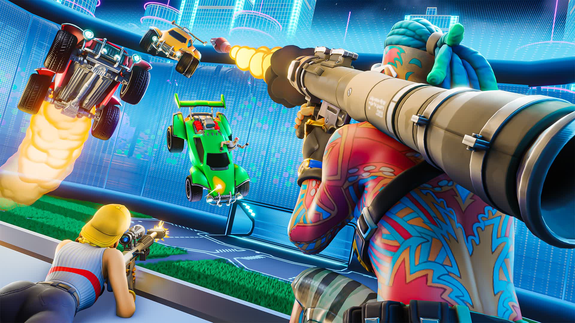 Rockets vs Octanes 5497-9523-0608 by dj-side - Fortnite Creative Map ...