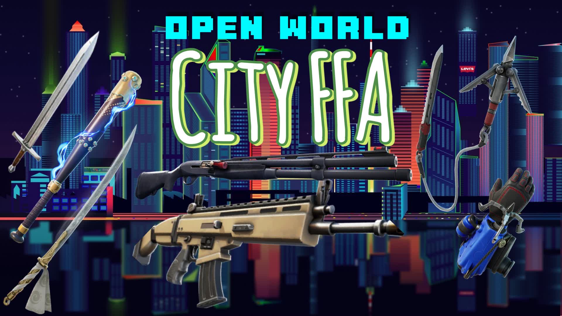Crime City FFA 0654-7581-0845 by ckwaski - Fortnite Creative Map Code ...