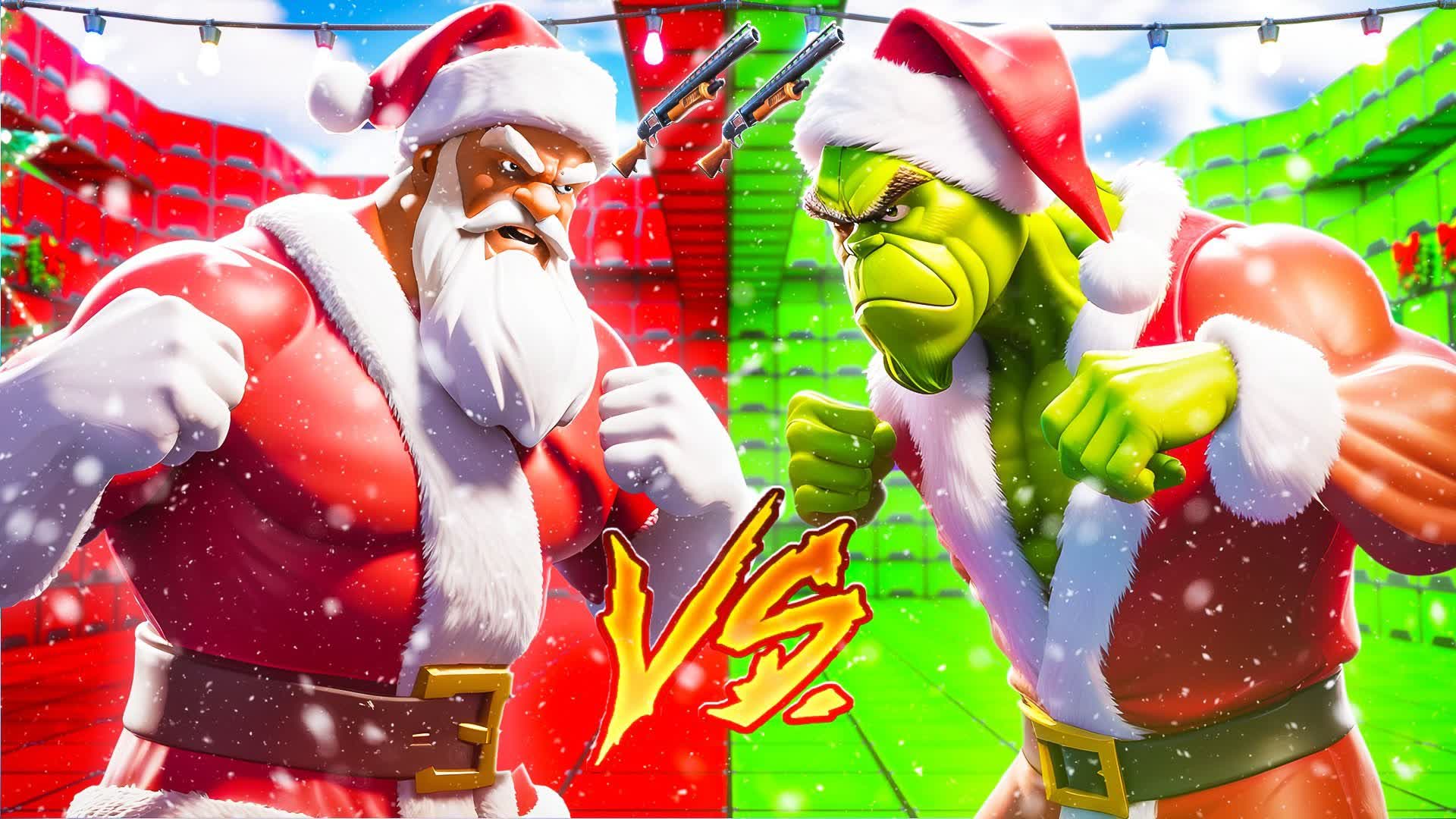 🎅SANTA VS GRINCH 🥶 3070-3148-8261 by best_maps - フォートナイト