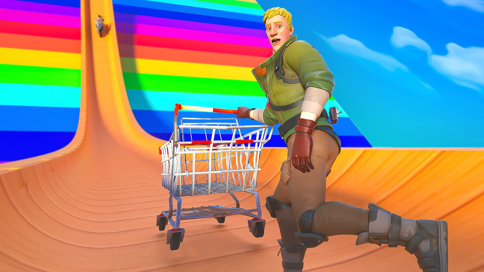 Crazy Ramp (UPDATED) 🎯 6791-3797-6627 by blux-map-777 - Fortnite