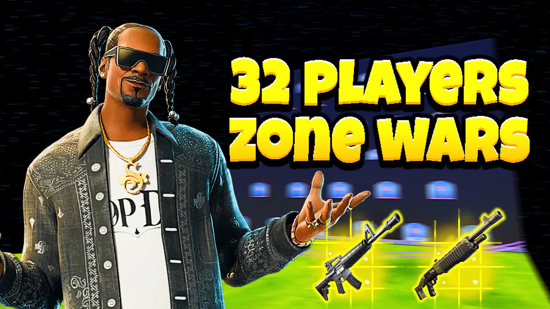 NEW 32 PLAYERS ZONE WARS 🔥 7153-9833-0052 by dyzio26 - Fortnite Creative Map Code - Fortnite.GG