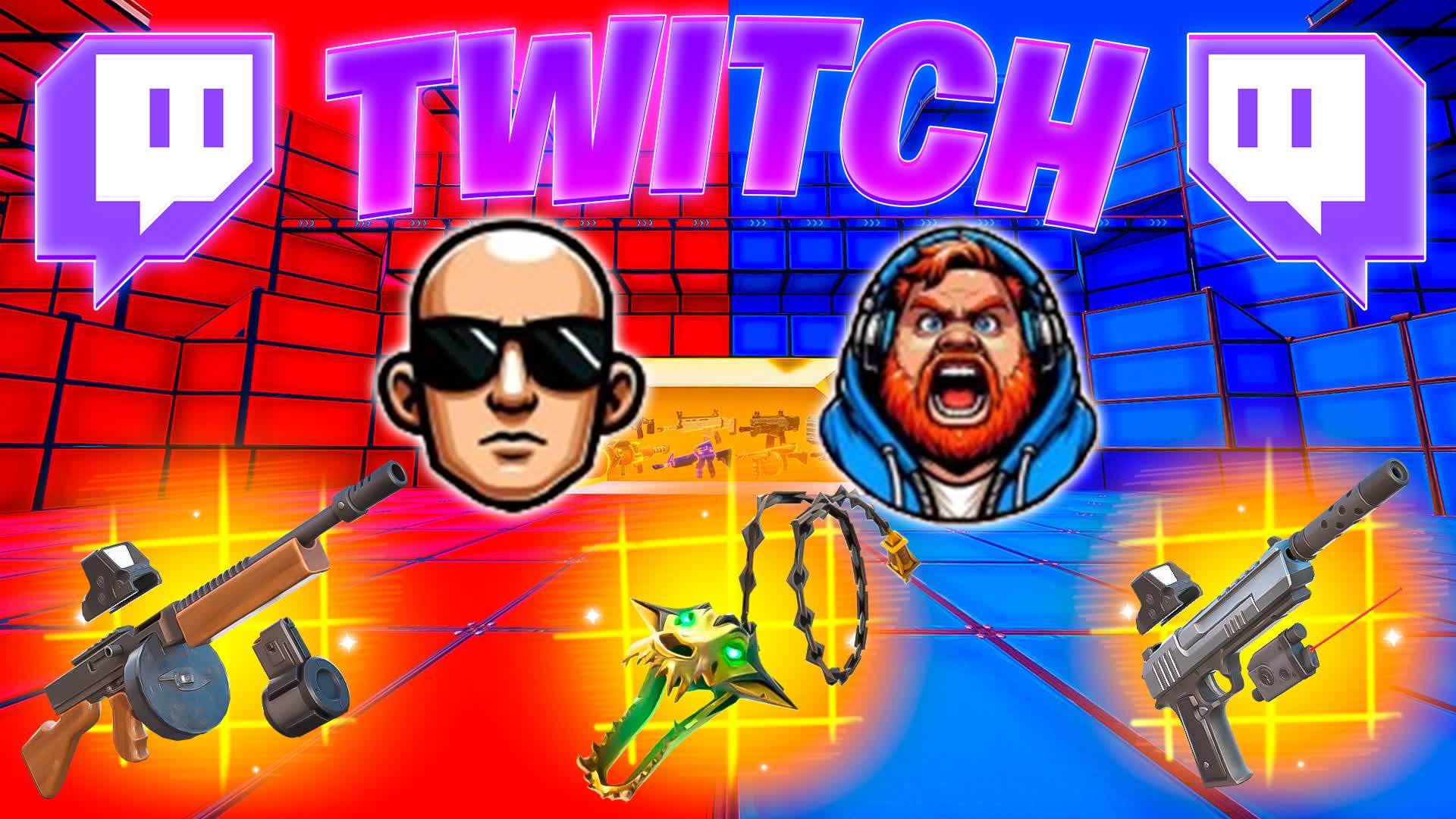 TWITCH RED VS BLUE 🔴🔵 1731-9008-8582 by lyda1x - Fortnite Creative Map ...