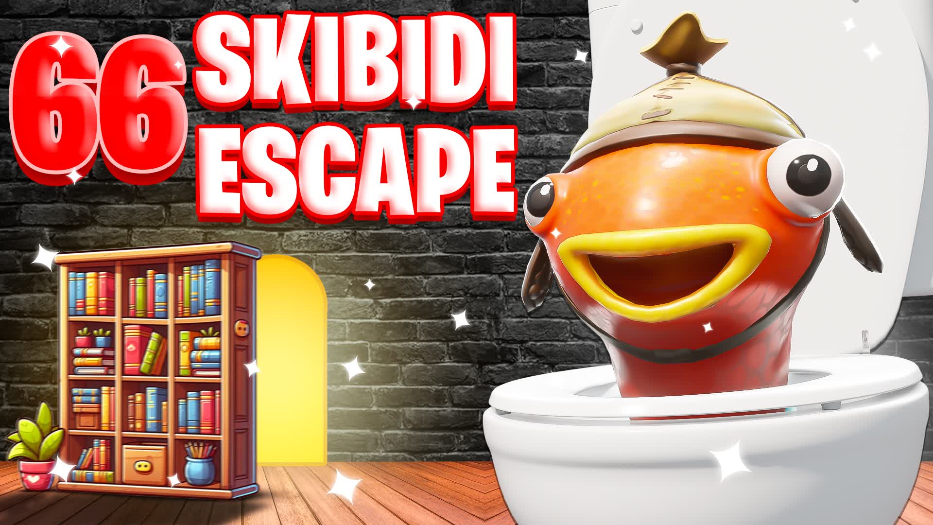 66 LEVEL SKIBIDI ESCAPE ROOM 4354-5257-5896 by puzzo-king - Fortnite Creative Map Code - Fortnite.GG