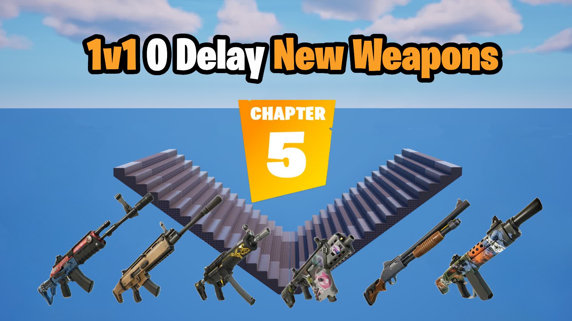 1v1 0 Delay New Weapons 3937-3572-6833 by youtube_zabouto - Fortnite Creative Map Code - Fortnite.GG