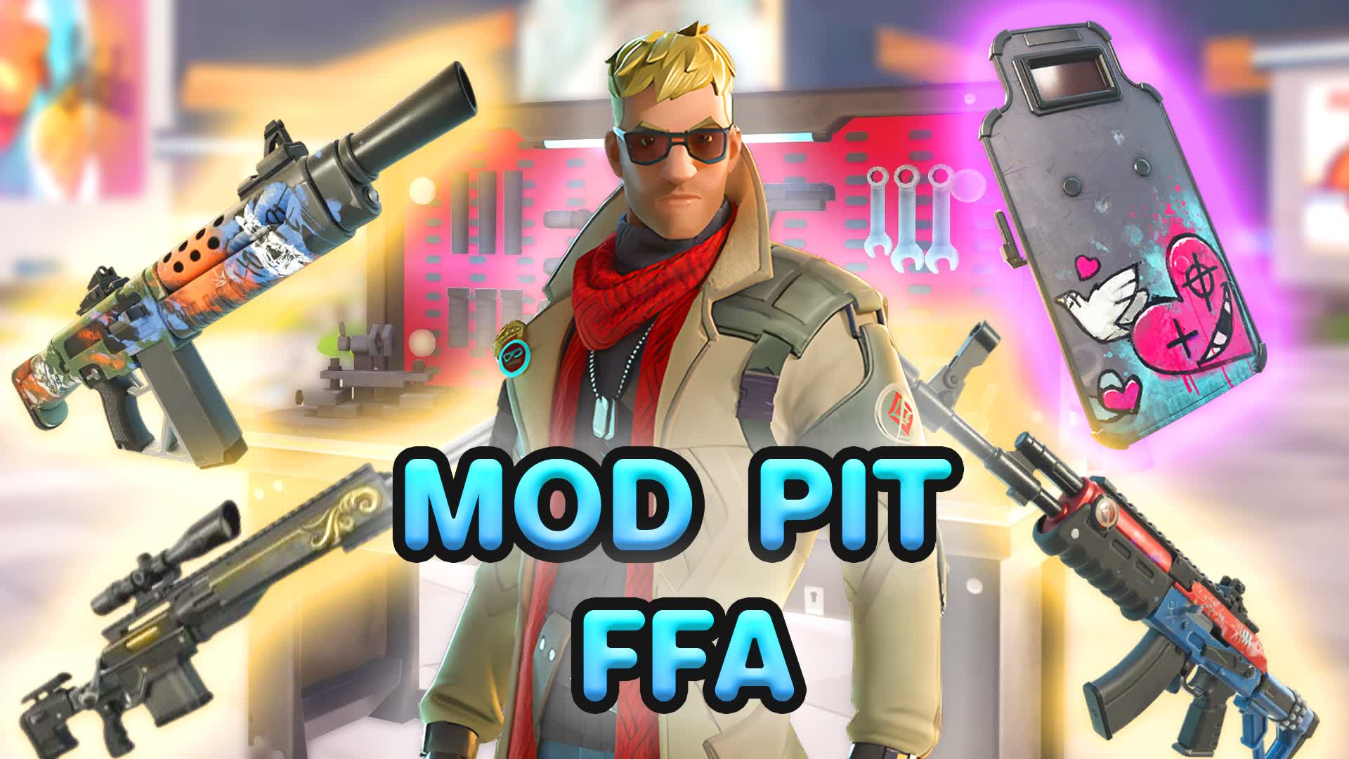 🔫WEAPON MODS PIT Free For All - DBG 8794-8100-8120 by lelex - Fortnite ...