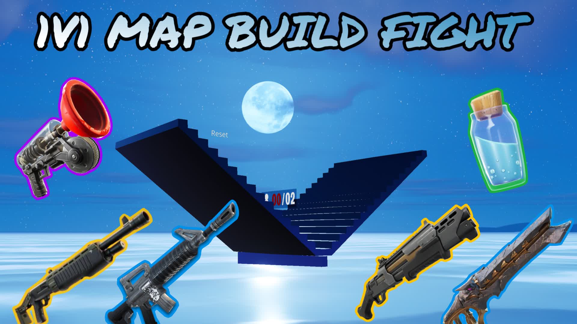 LVB 1V1 MAP BUILD FIGHT 5197-4098-3138 by lvb.me - Fortnite Creative Map Code - Fortnite.GG