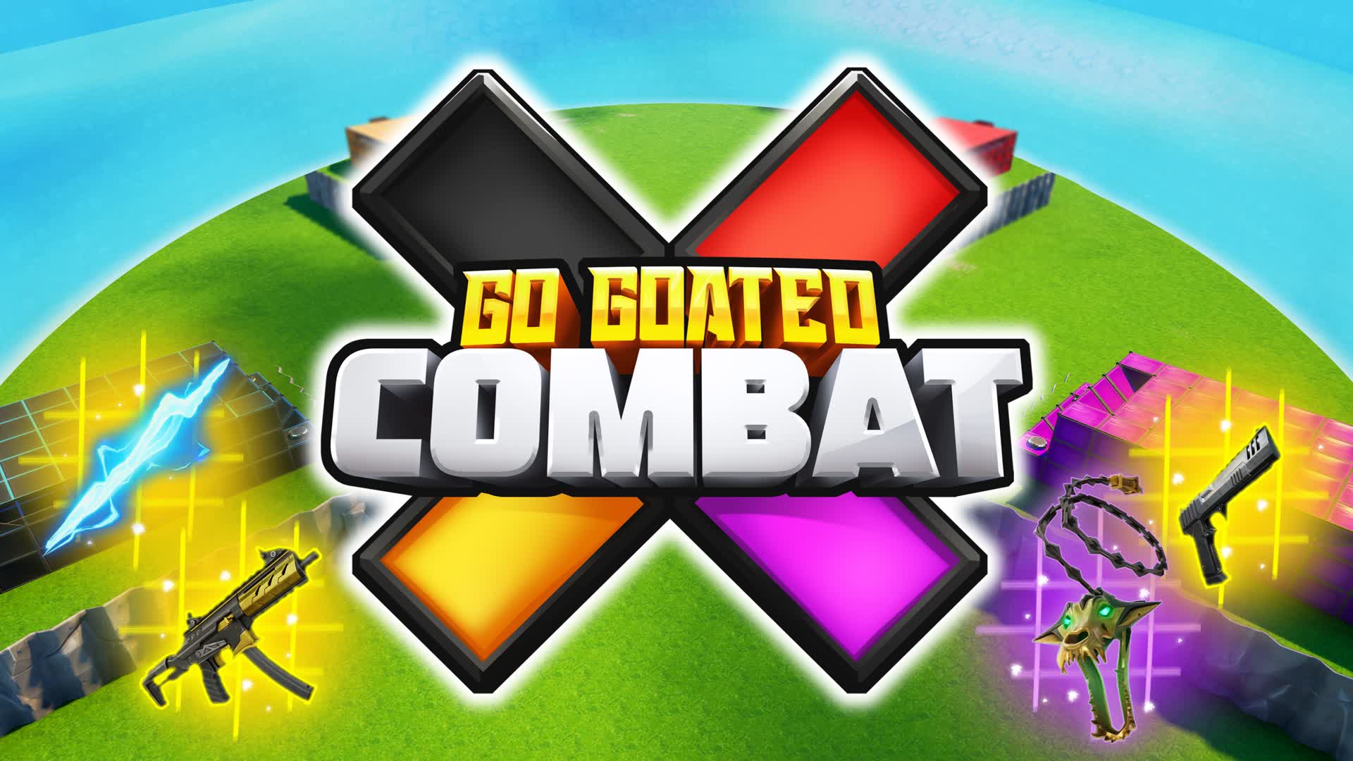 🐐 GO GOATED! Combat💥 7632-5434-5590 by theboydilly - Fortnite Creative Map Code - Fortnite.GG